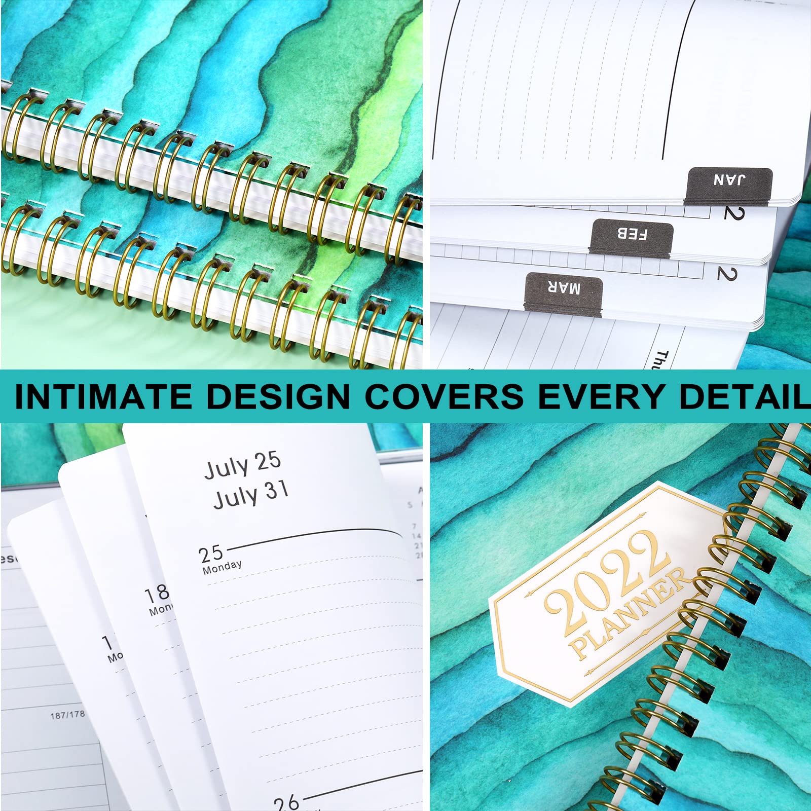 Buy 2022-2023 Planner - Planner 2022-2023 Weekly & Monthly with Tabs, 8 ...