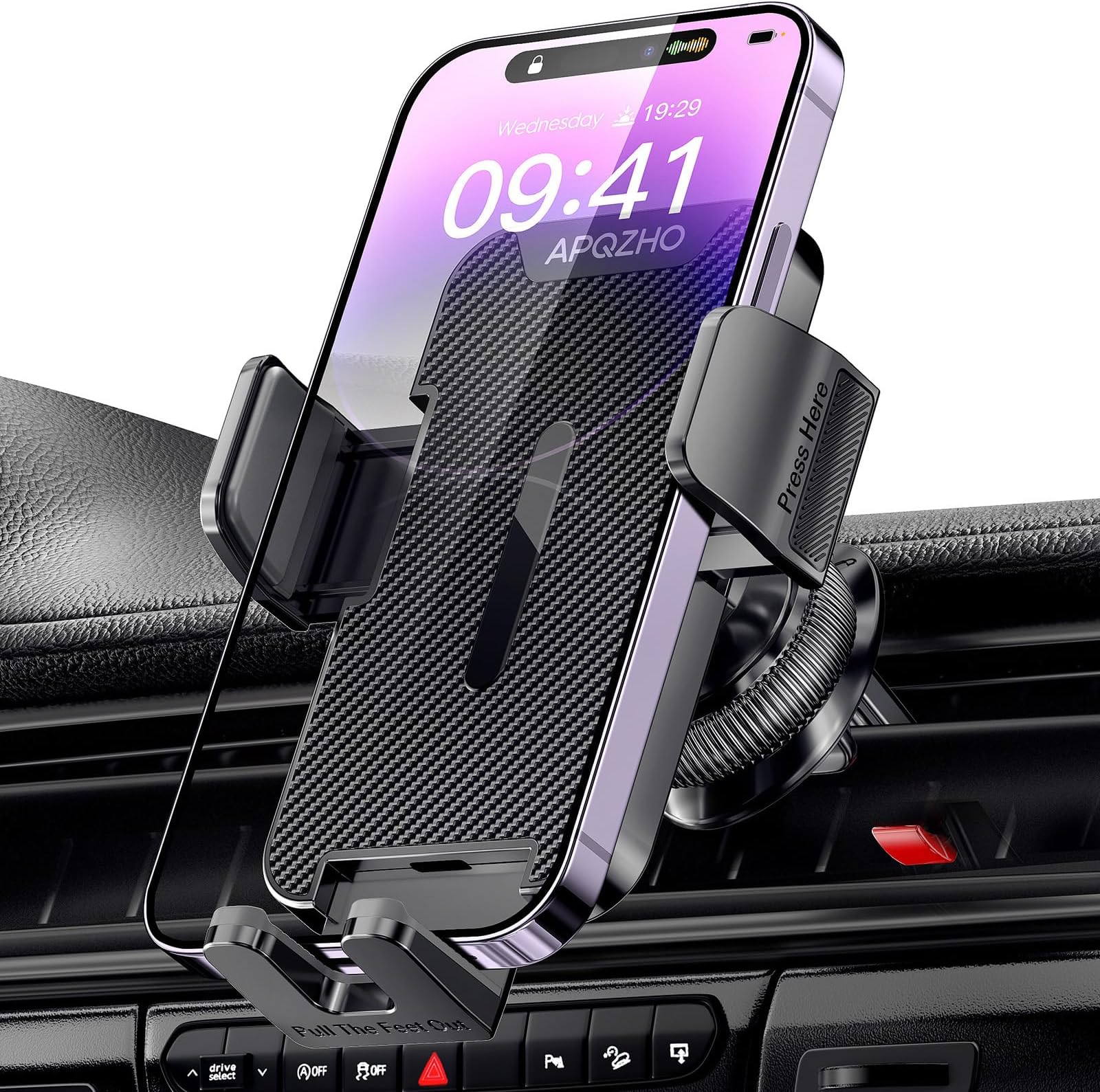 Amazon.com: JDHDL for Magsafe Car Mount, Rear View Mirror Phone Holder ...