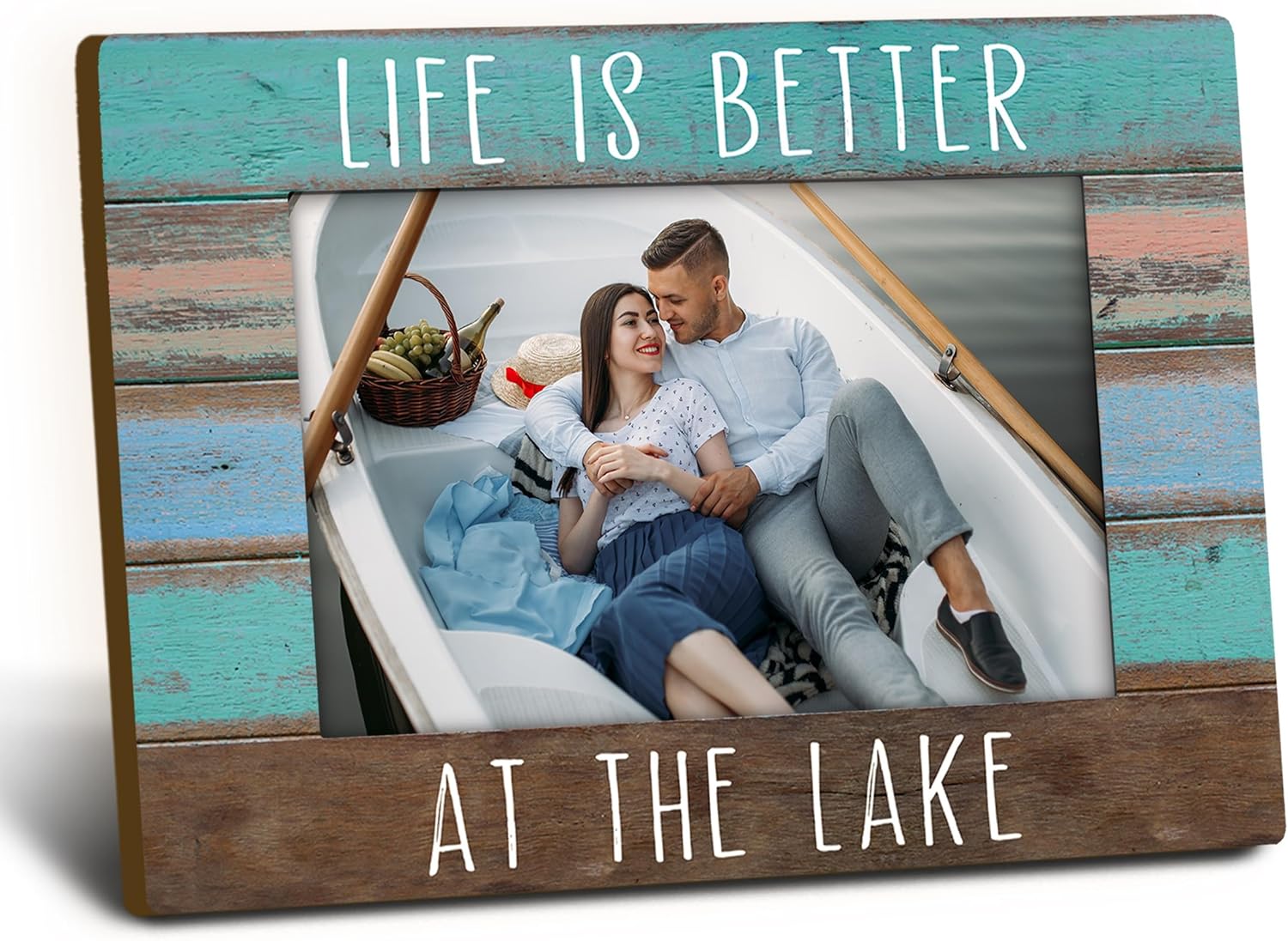 Amazon.com - Foyoulame Lake House Decor 4x6 Picture Frame, Gifts for ...