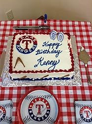 Amazon.com: Texas Rangers Party Plates - 18 Ct : Toys & Games