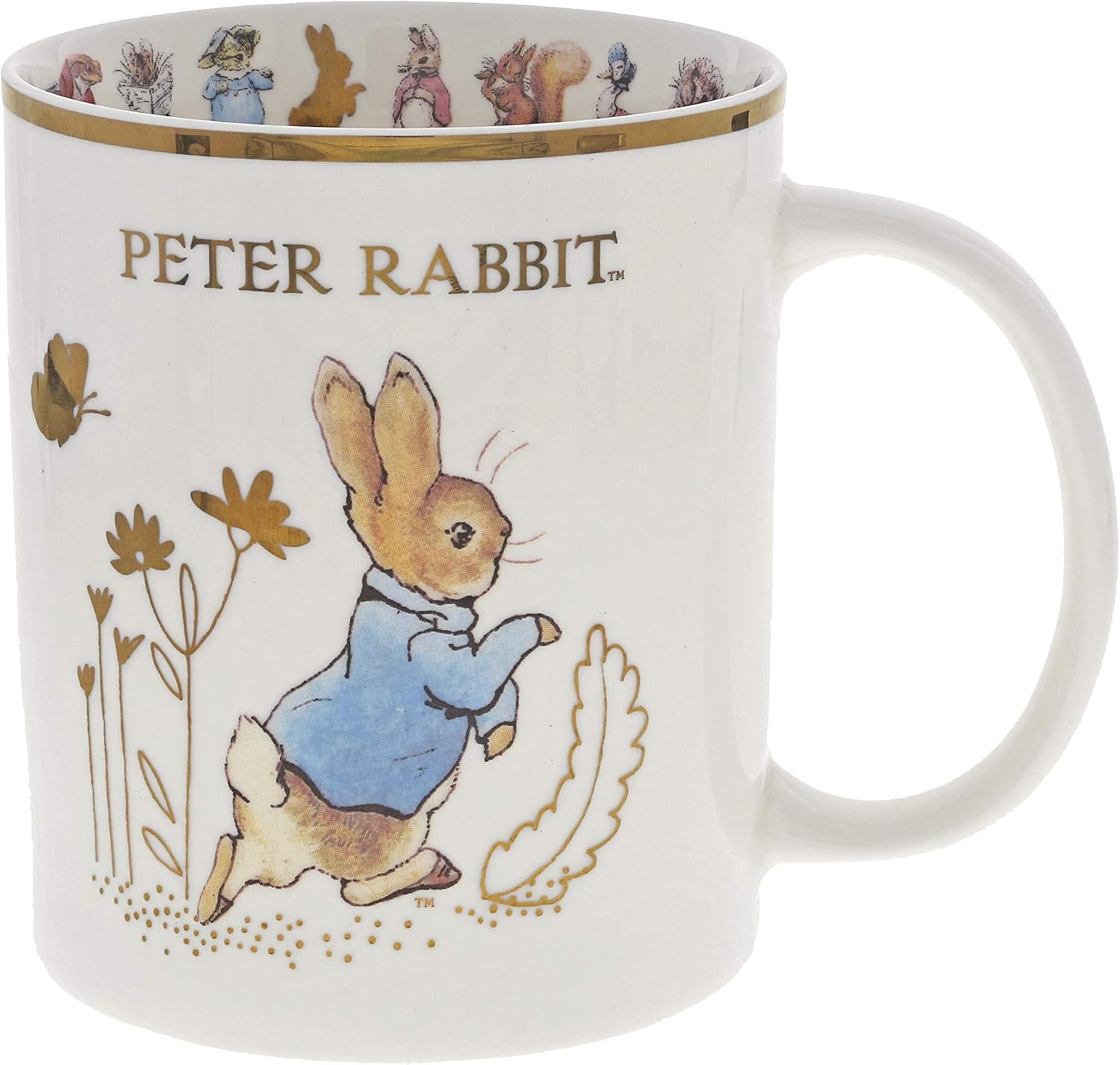 Amazon.com | Beatrix Potter Peter Rabbit 2019 Edition Mug: Coffee Cups ...