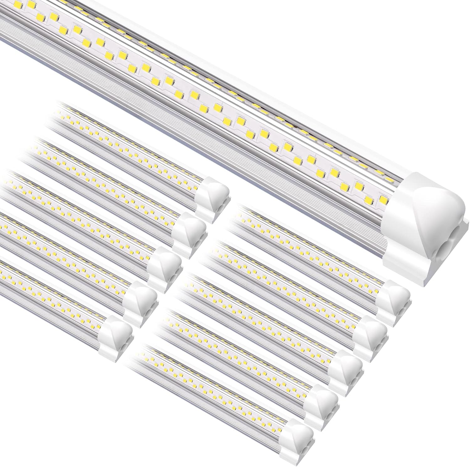 ELEKICO 4FT LED Shop Light, 50W 7200LM 5000K V Shape 4' Led Shop Light ...
