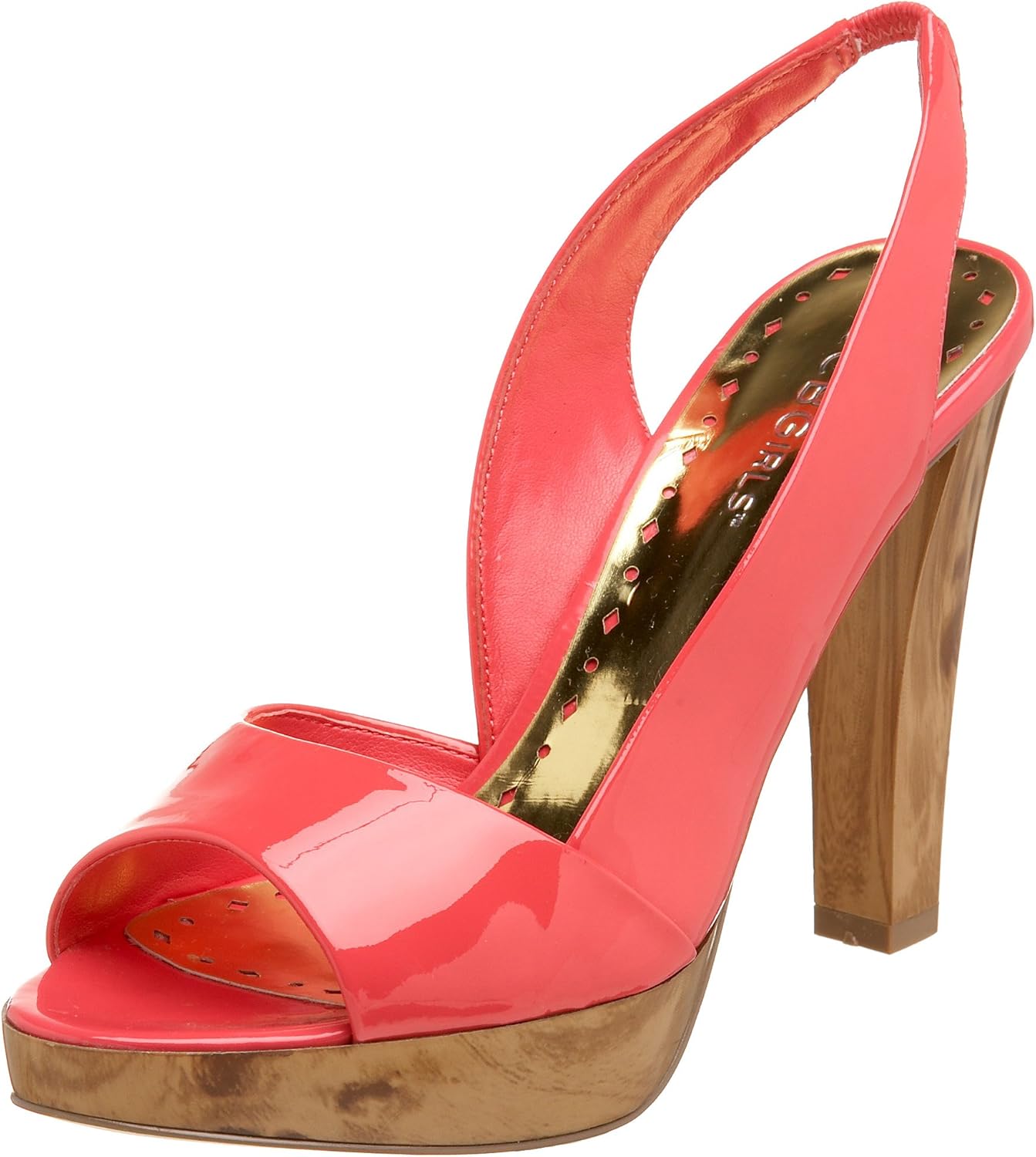 Amazon.com | BCBGirls Women's Warren High Heel Sandal,Watermelon,5 M US ...