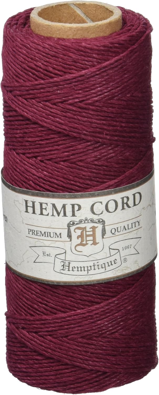 Amazon.com: Hemptique 100% Hemp Cord Spool - 62.5 Meter Hemp String ...
