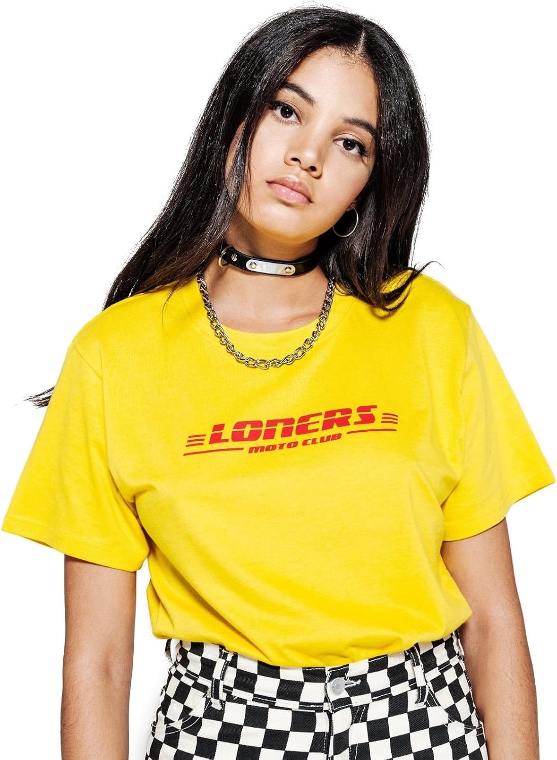 Amazon.com: Loners Tee T Shirt Top Checkerboard Checkered Retro Race ...