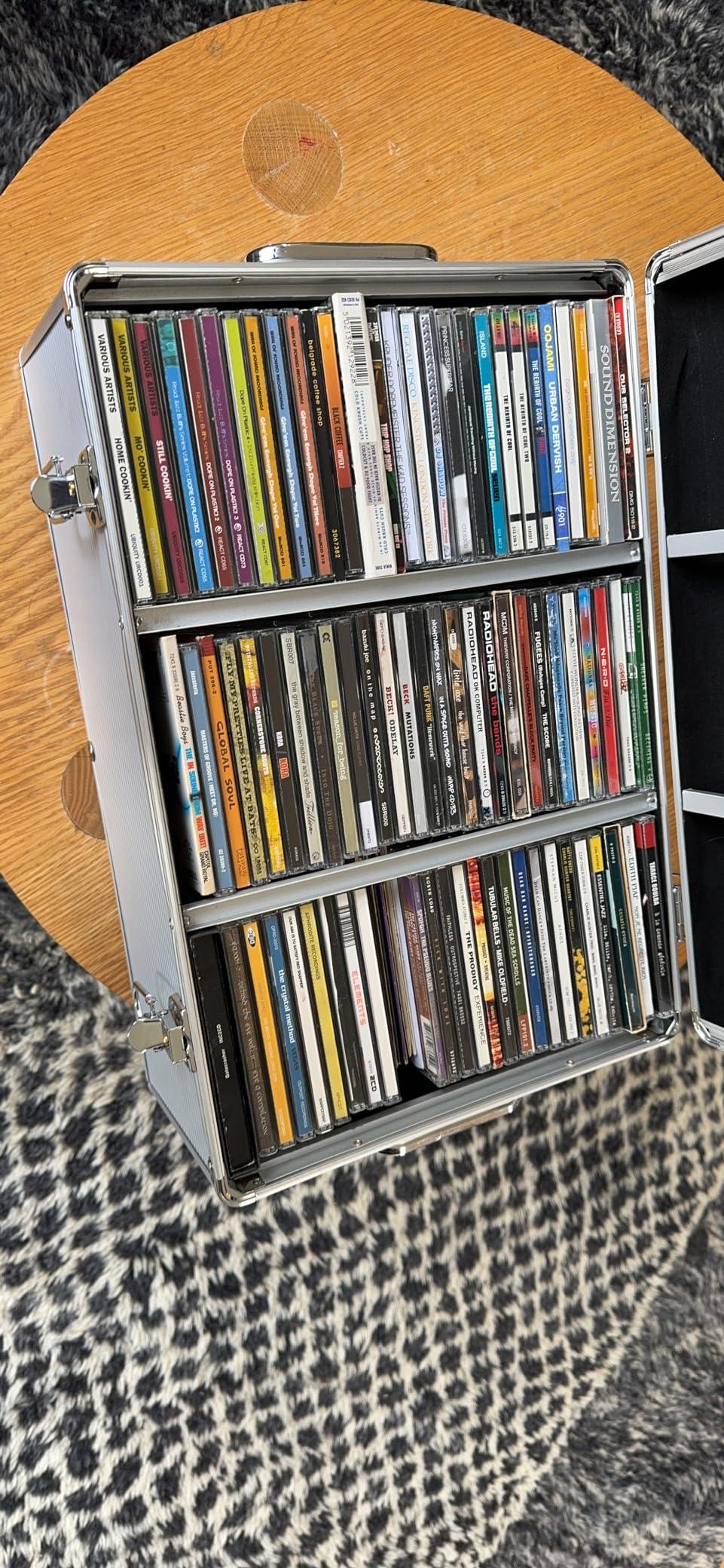 500 Discs Aluminium CD DVD Cases Bluray Lock Storage Box Organizer Free ...