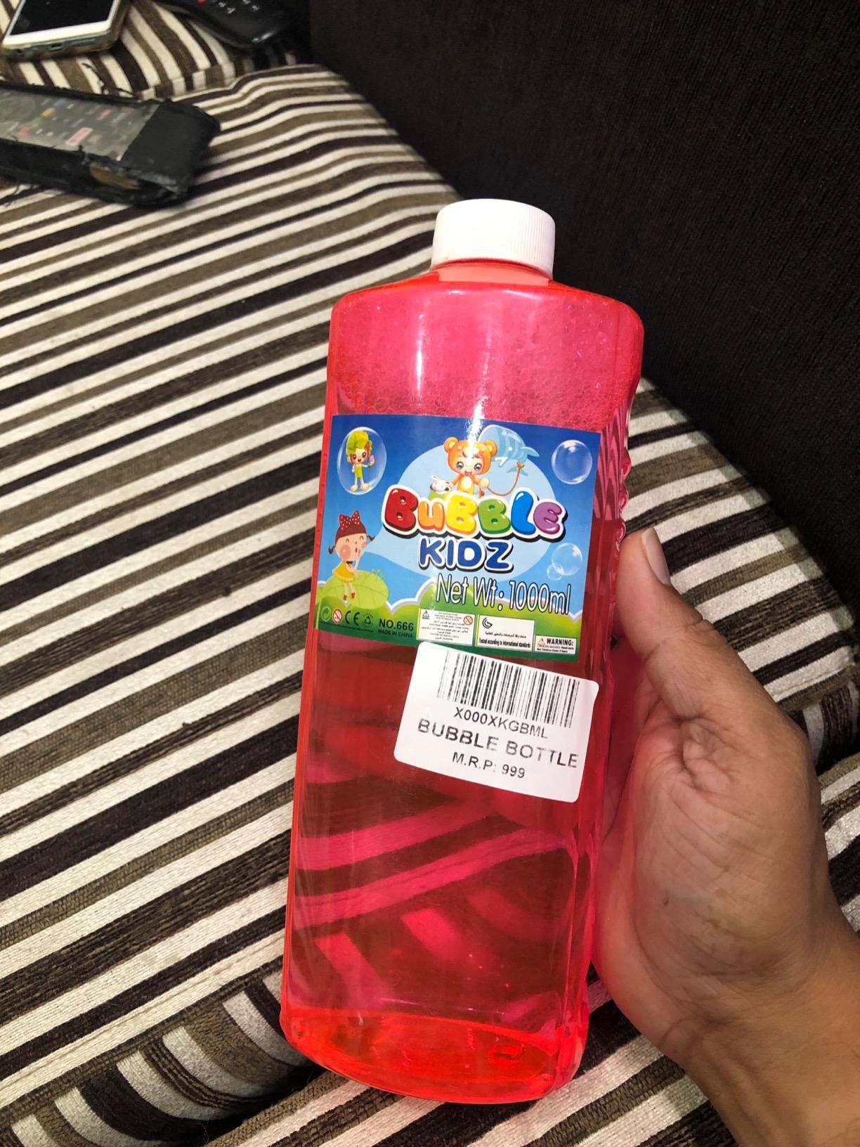 TEMSON Bubble Gun Refill Liquid - Bubble Solution - Bubble Gun Fuel ...