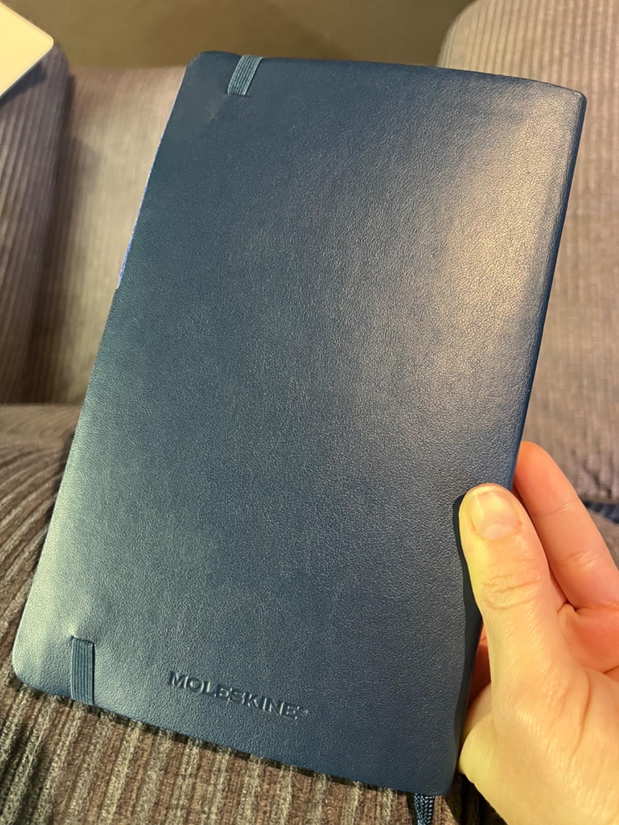 Moleskine Classic Colored Notebook, Large, Dotted, Underwater Blue ...