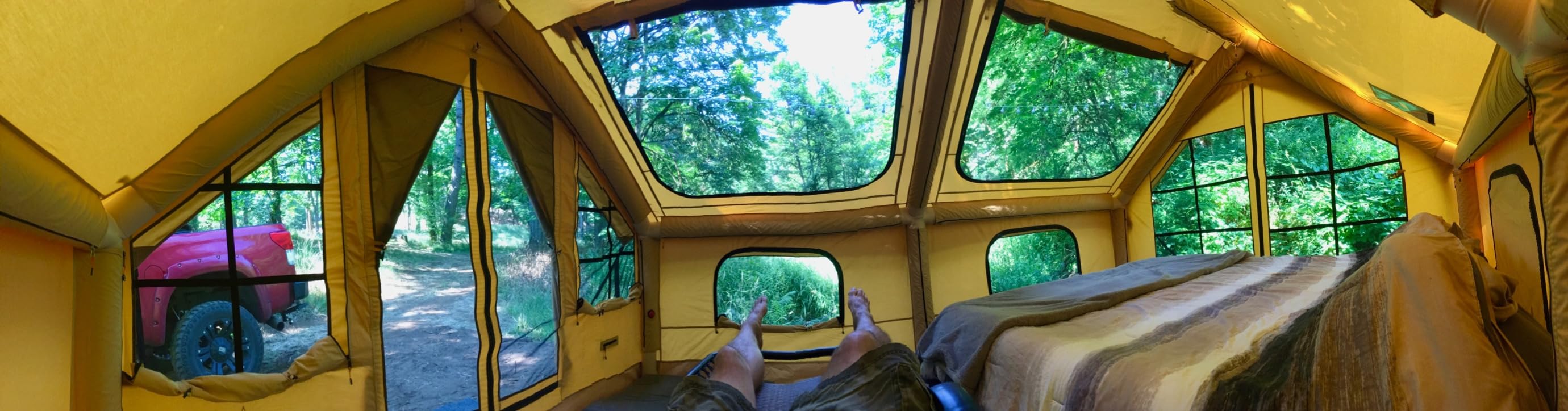 $88/mo - Finance RBM OUTDOORS Panda Air Large Inflatable Camping Tent ...