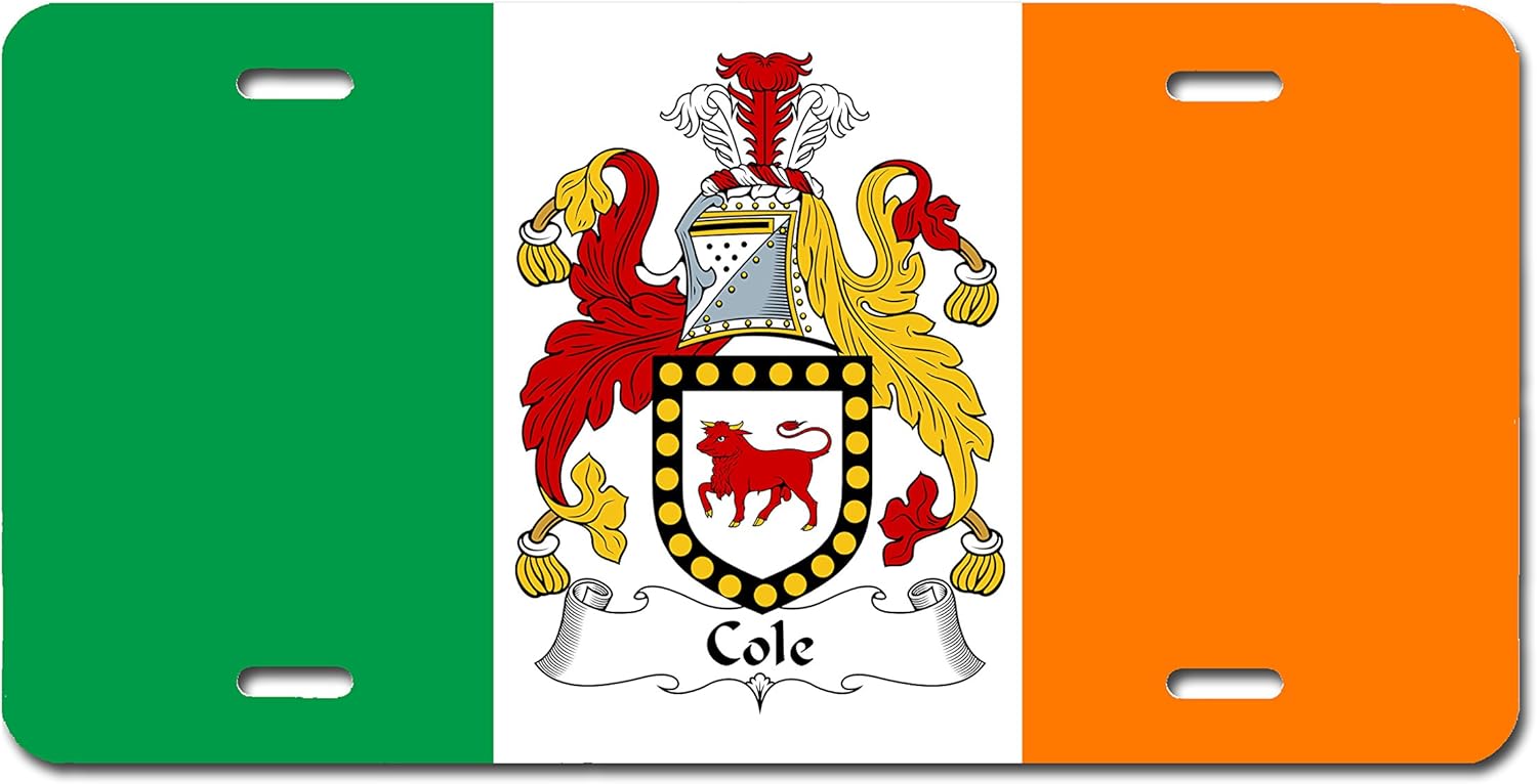 Amazon.com: Carpe Diem Designs Cole Coat of Arms/Cole Family Crest ...