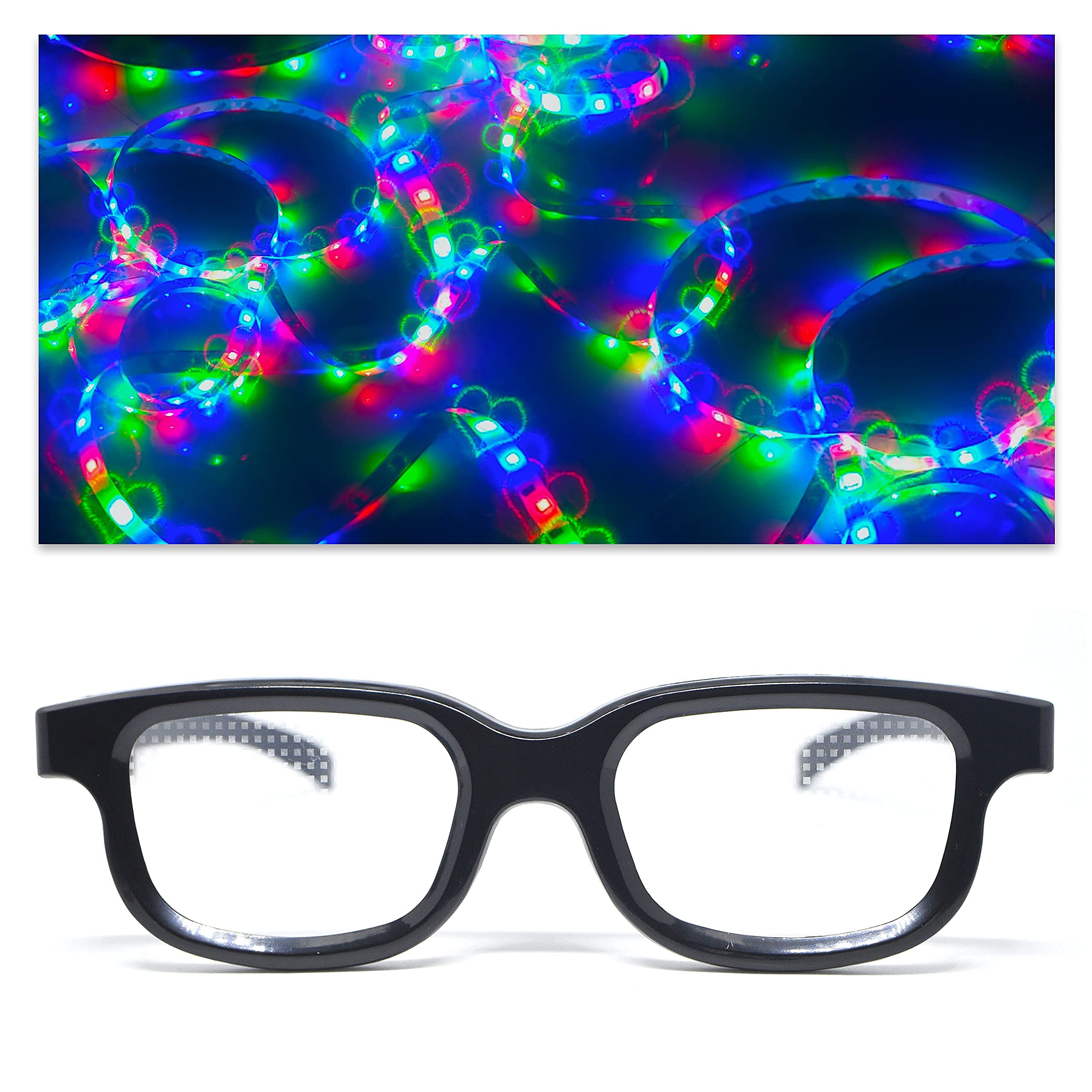 Buy SoJourner Bags Heart Diffraction Glasses - Heart Light Effect ...