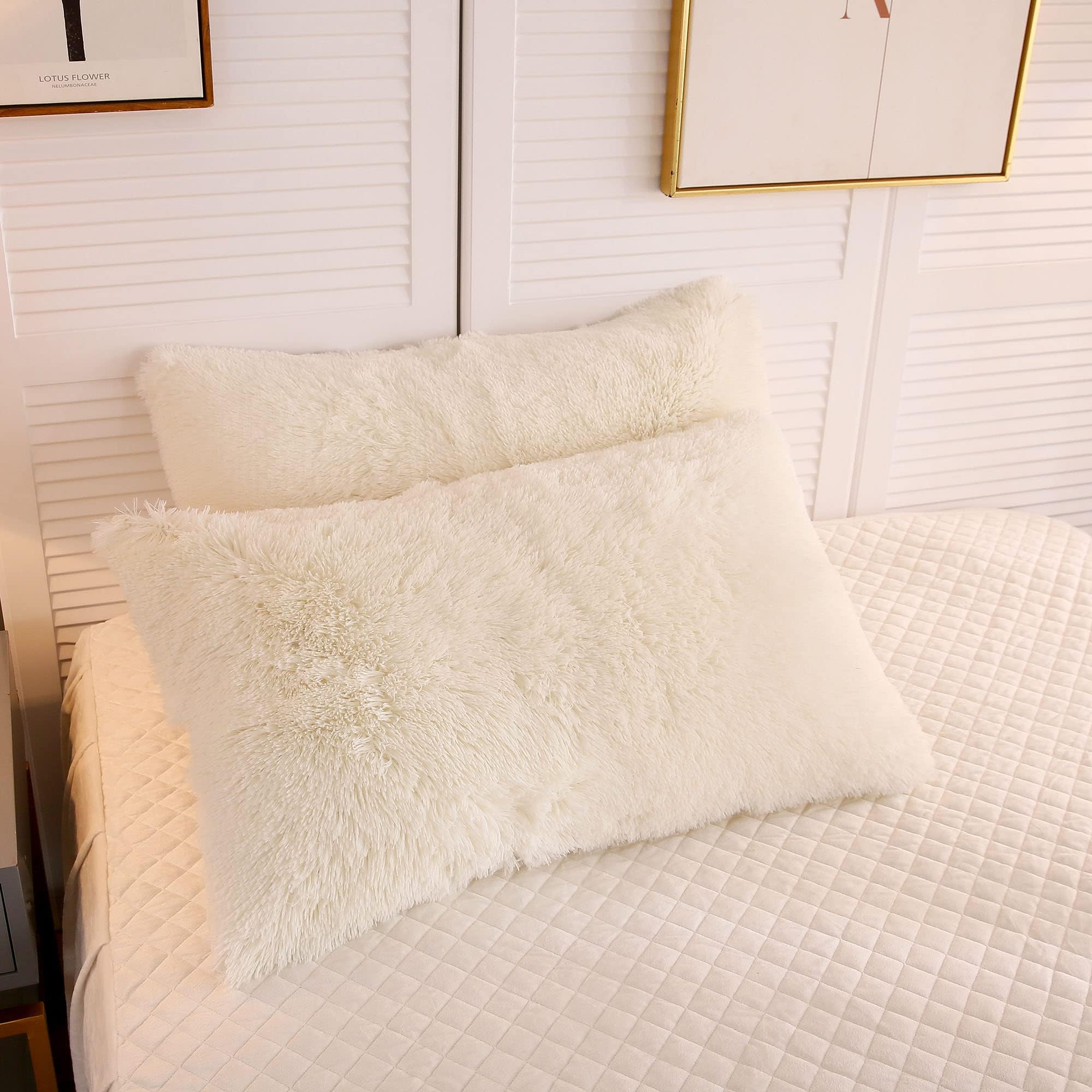 Amazon.com: TELUS 2 Pack Zippered Velvet Queen Pillowcases, Super Soft ...
