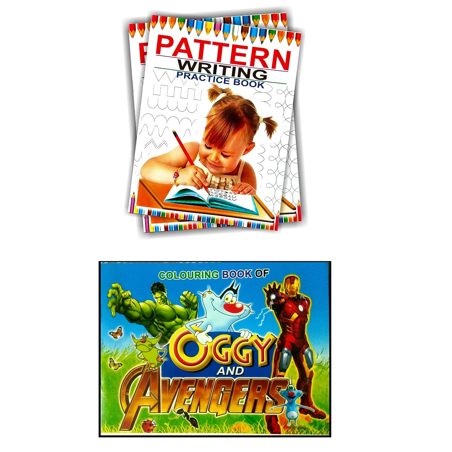 Buy Copy Colouring Book of Oggy & The Cockroaches & Pattern Wariting ...