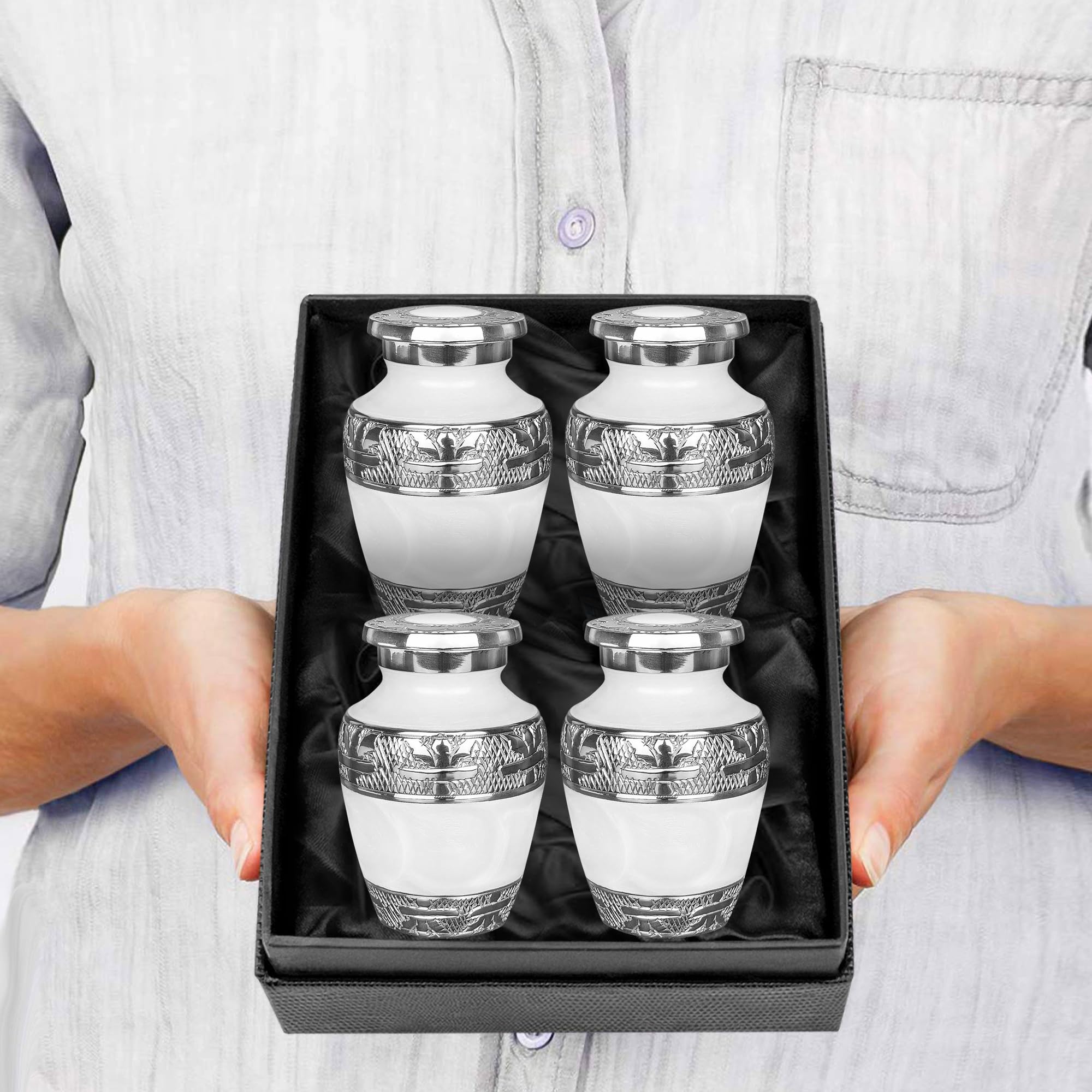 Snapklik.com : Trupoint Memorials Small Urns For Human Ashes Keepsake ...