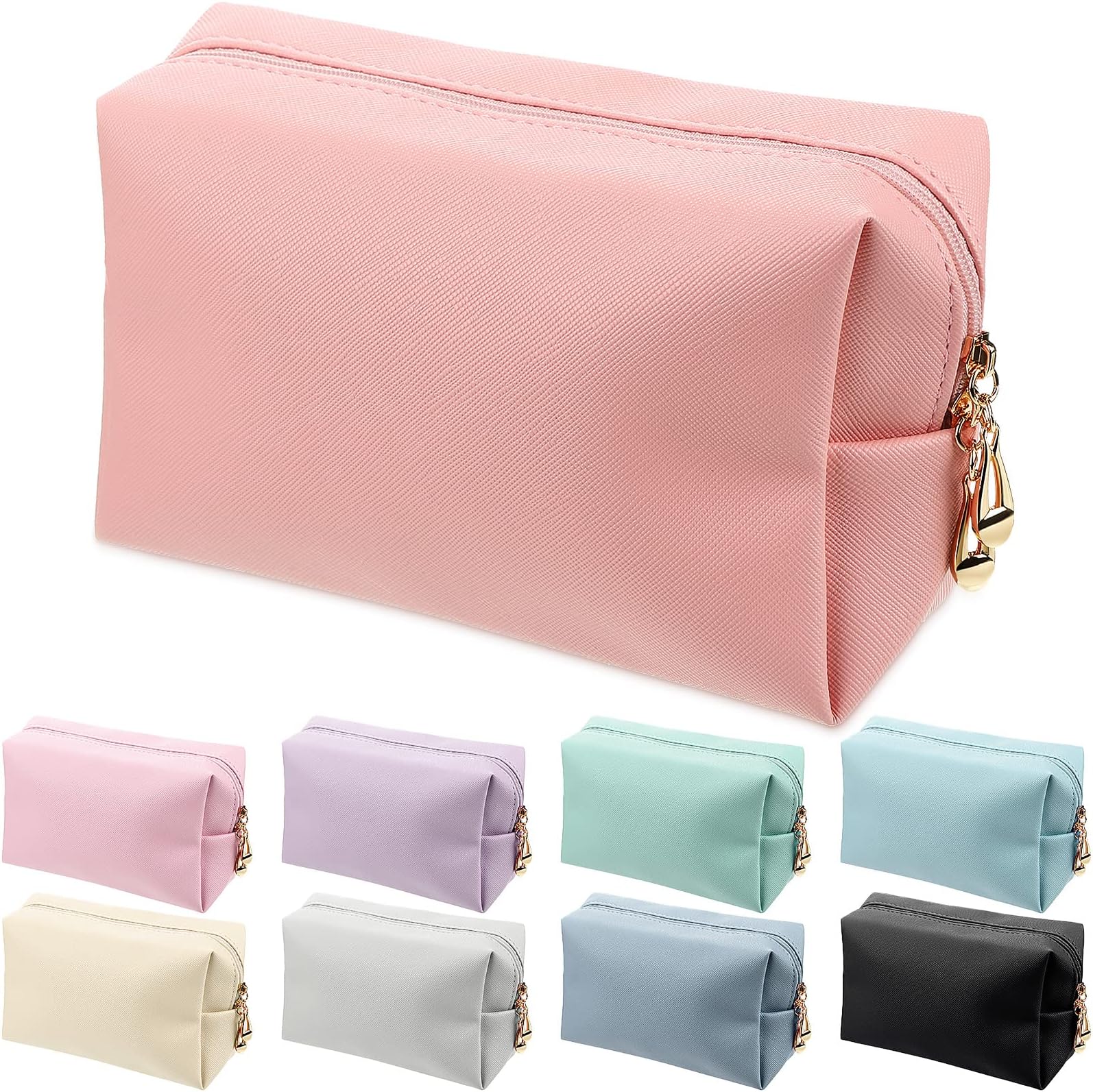 Amazon.com : Sweetude 10 Pcs Preppy Makeup Bag Bulk Cosmetic Bag ...