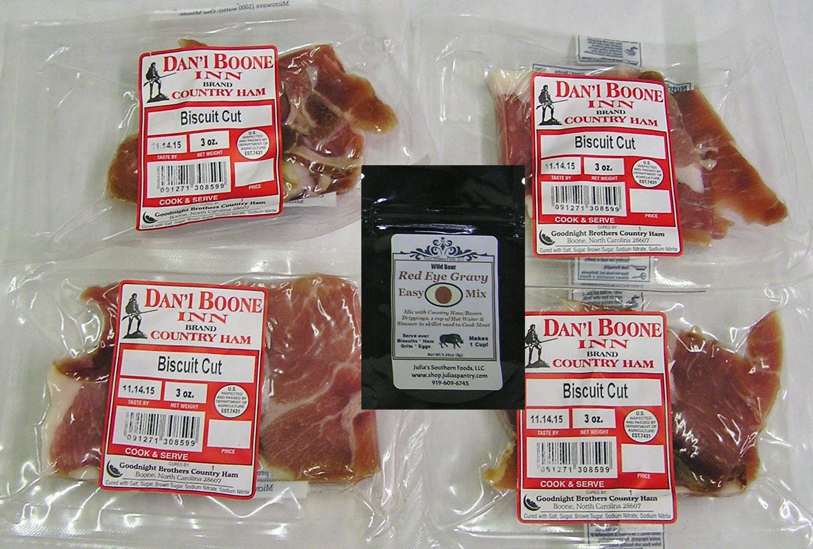 Amazon.com: Julia's Pantry Hickory Smoked Country Premium Ham Seasoning ...