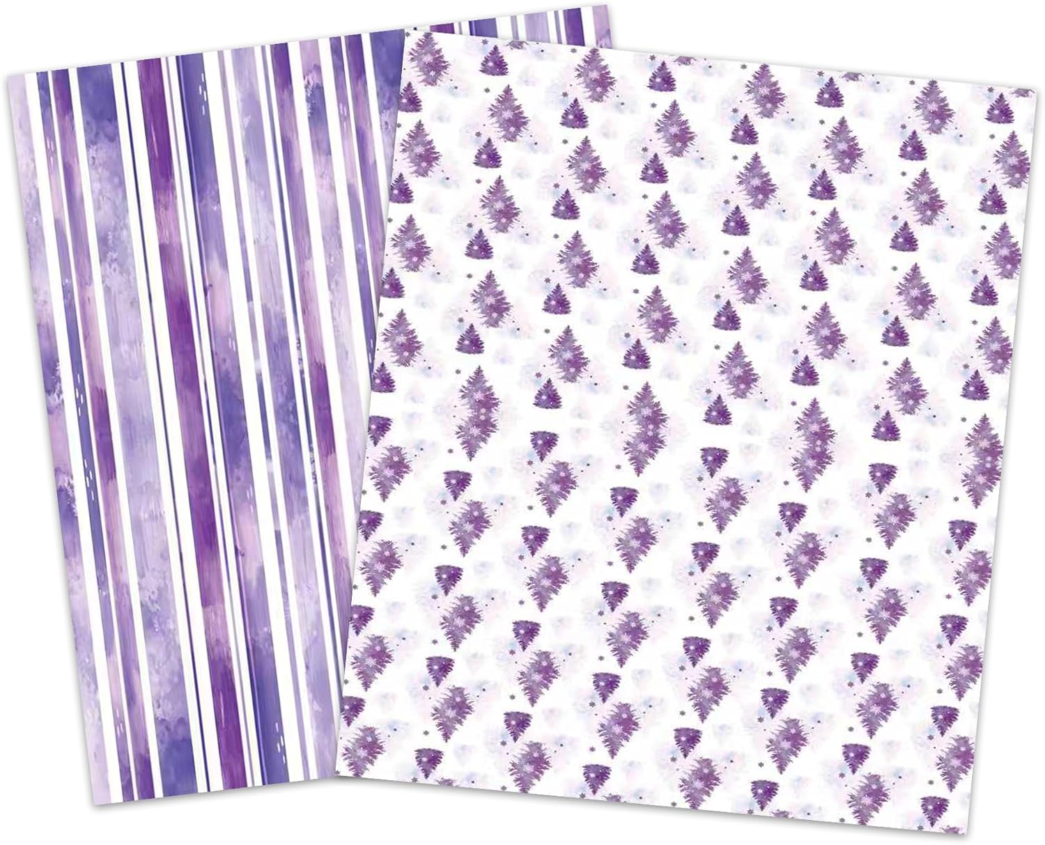 Amazon.com: 100 Sheets Christmas Tissue Paper - 20 * 14 Inches Purple ...