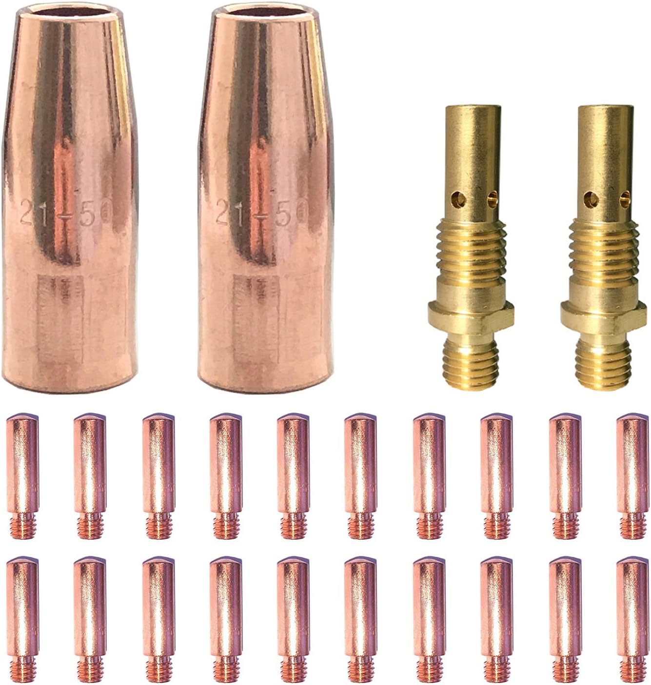 WeldingCity Accessory Kit (.035") Contact Tip-Gas Nozzle-Gas Diffuser ...