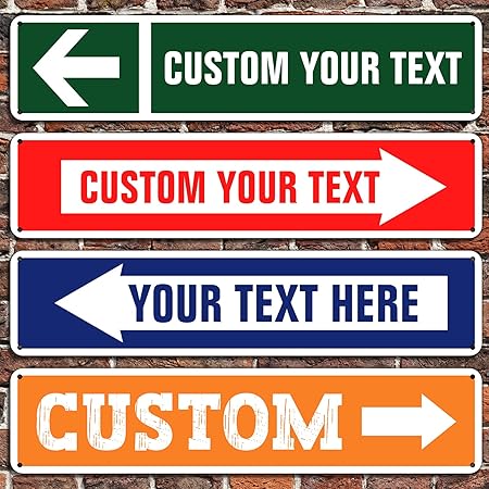 Amazon.com : Custom Street Signs - Personalized Street Sign Customized ...