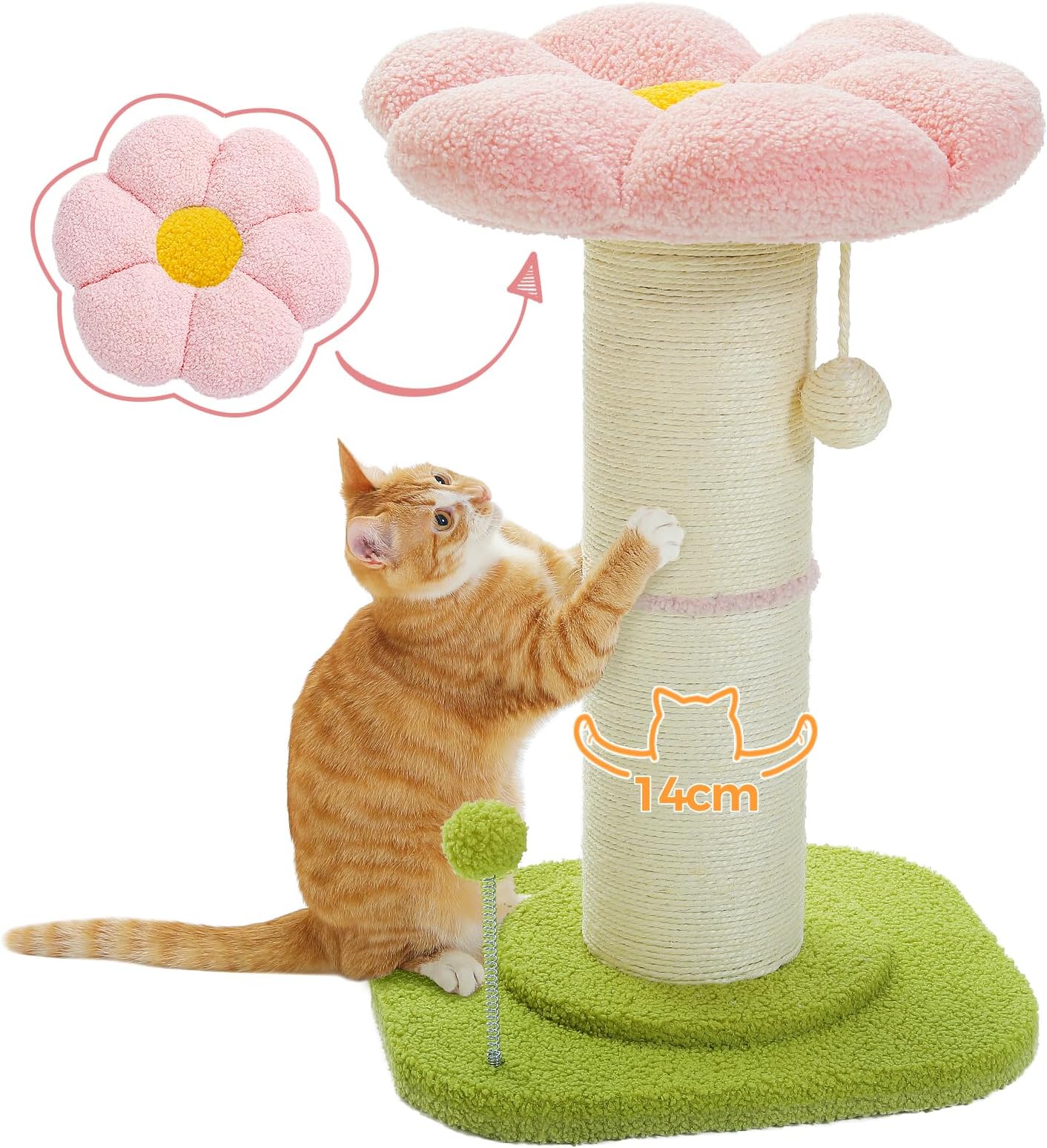 Gor Pets Cat Scratcher PlayHeart (46cm) Pink : Amazon.co.uk: Pet Supplies