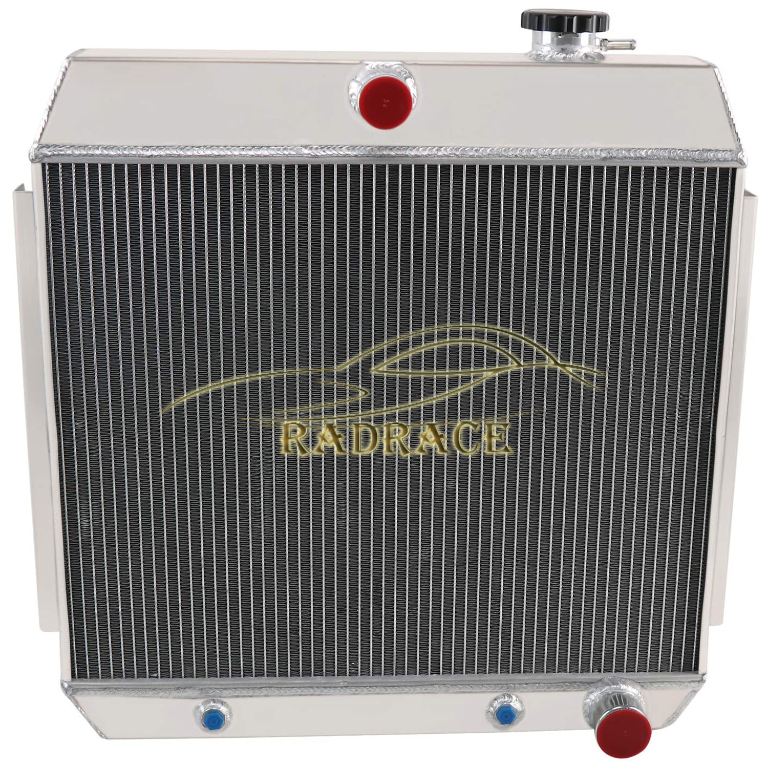 Aluminum Row Performance Radiator For 55-57 Chevy, 42% OFF
