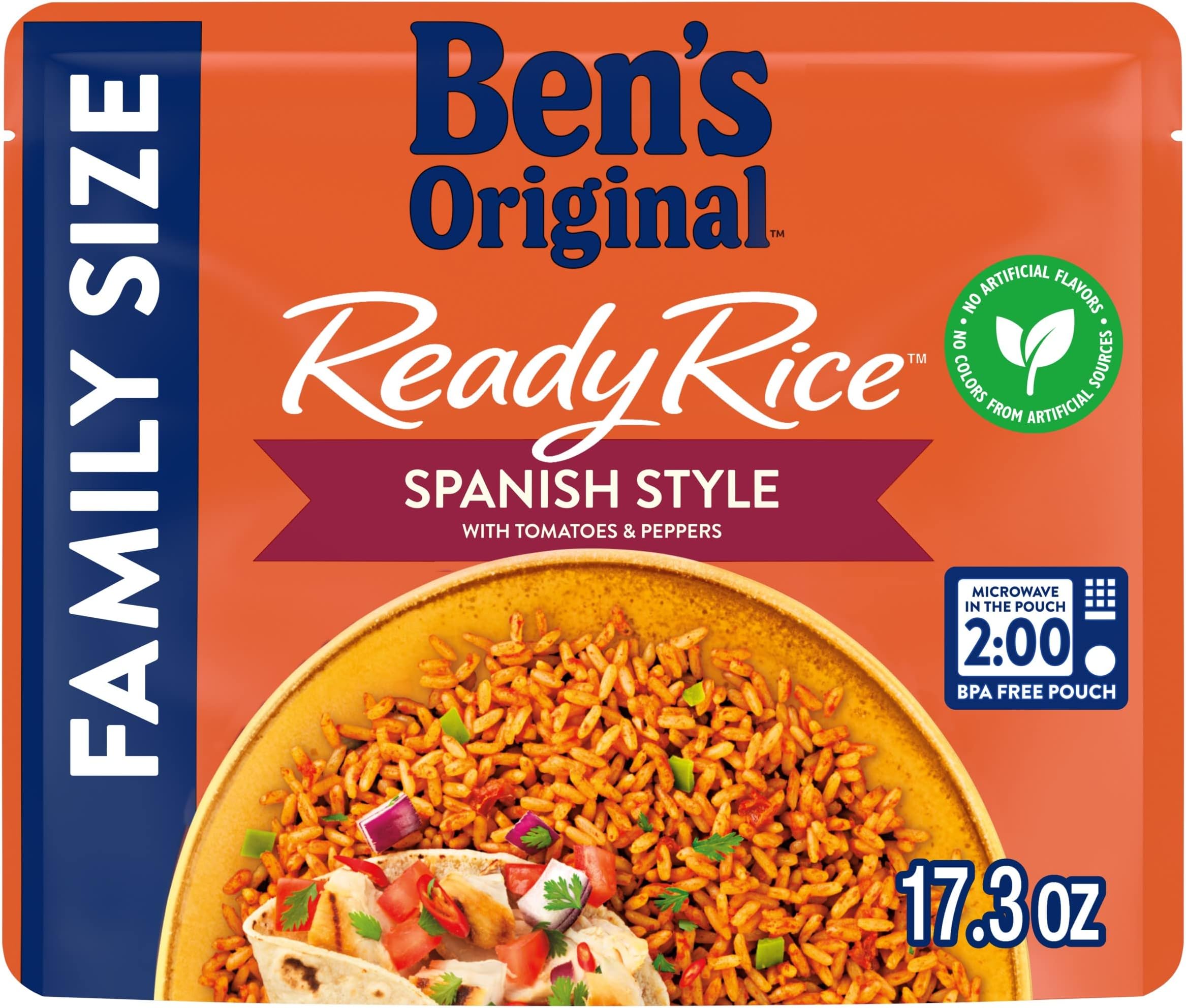 Amazon.com : BEN'S ORIGINAL READY RICE Spanish Style Flavored Rice ...