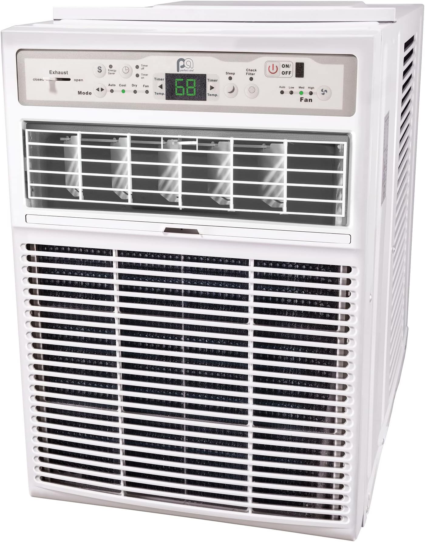 Amazon.com: PerfectAire 10,000 BTU Slider Air Conditioner Window A/C ...
