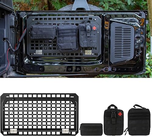 Amazon.com: Bronco Tailgate Table Foldable Rear Cargo Shelf with 3 ...