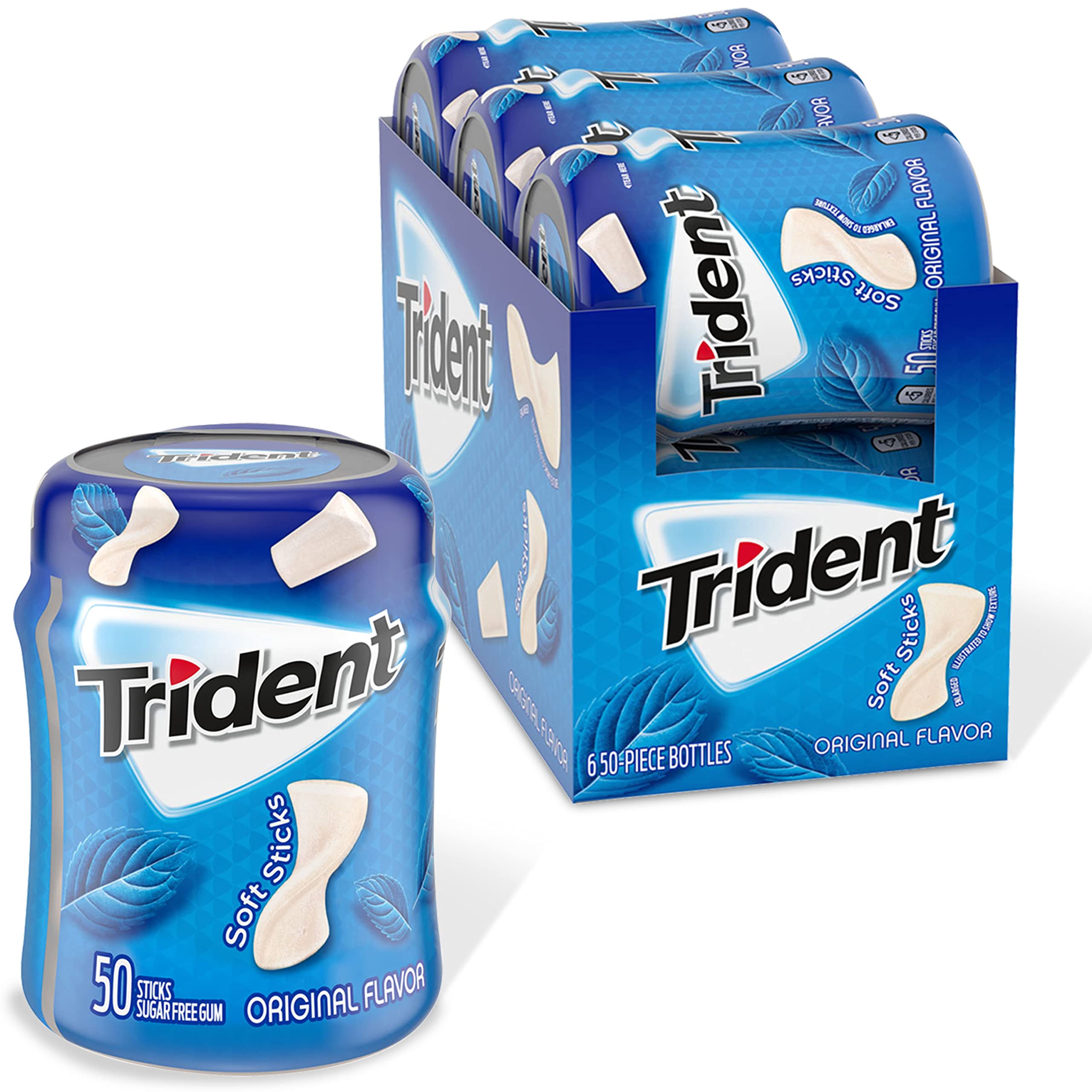 Snapklik.com : Trident Unwrapped Original Flavor Sugar Free Gum, 6 ...