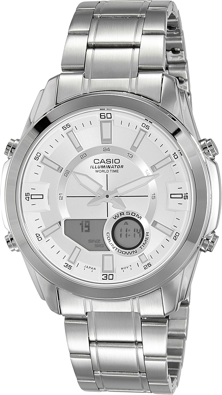 Casio Mens Casio Illuminator Analog-Digital : Amazon.ca: Clothing ...