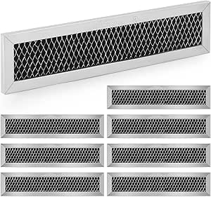 Amazon.com: LUBIYACK 8Pcs Microwave Charcoal Filter Replacement for GE ...