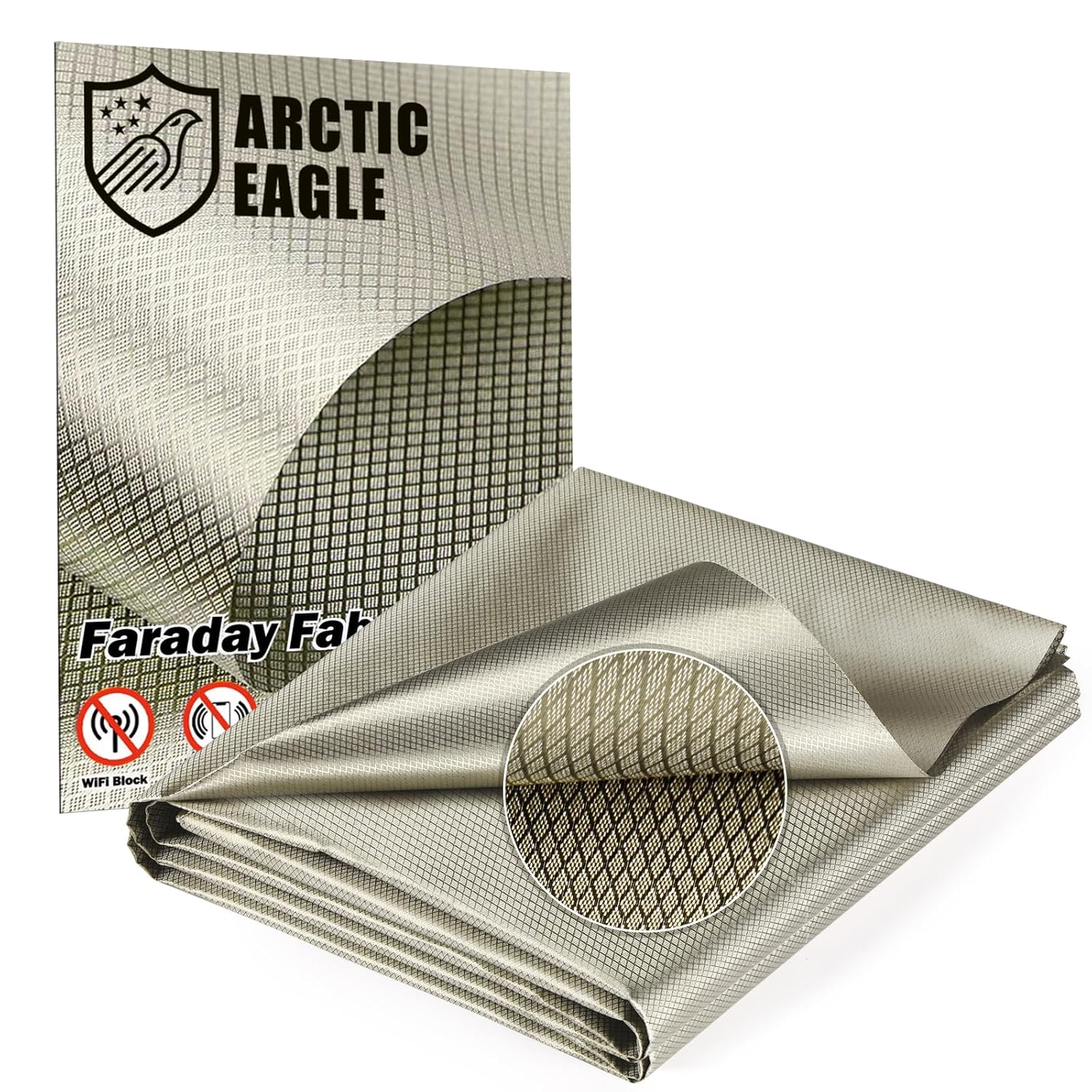 Faraday Fabric - Faraday Cloth for EMP Shield and Faraday Cage (43" x ...