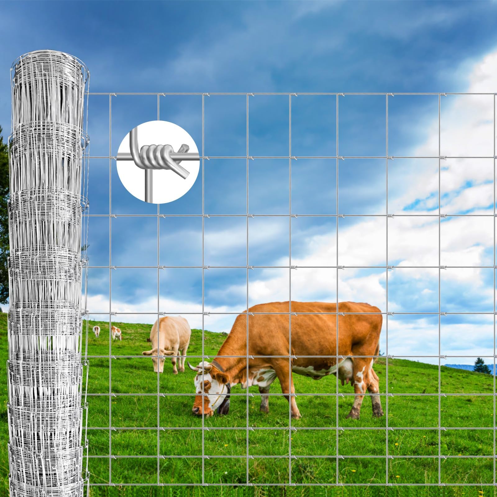 Amazon.com: YardGard Welded Wire 2X4 Inch Mesh 48 Inch X 50 Foot 14 ...