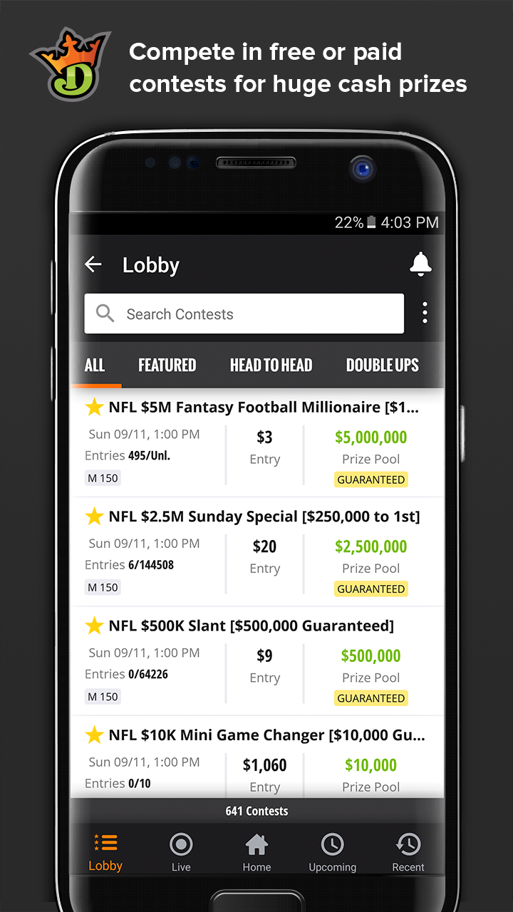DraftKings - Fantasy Sports - App on Amazon Appstore
