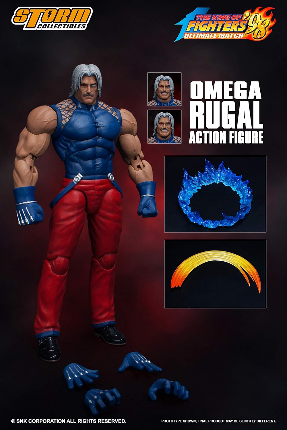 Storm Collectibles King of Fighters Omega Rugal Action Figure : Amazon ...