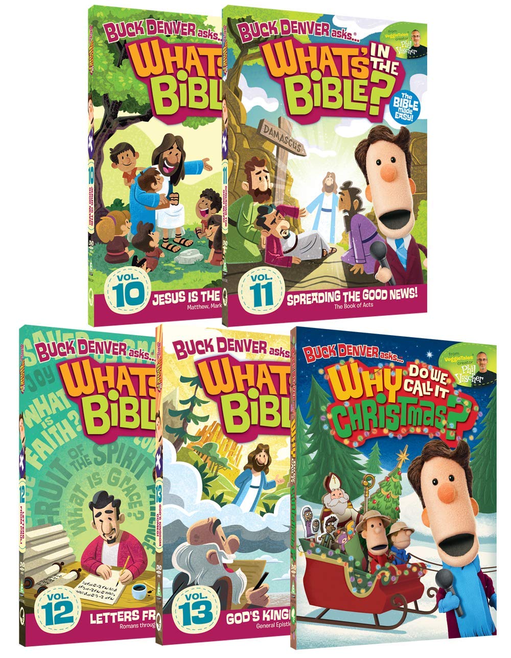 Amazon.com: Buck Denver Asks...What's in the Bible? Volumes 10-13 plus ...