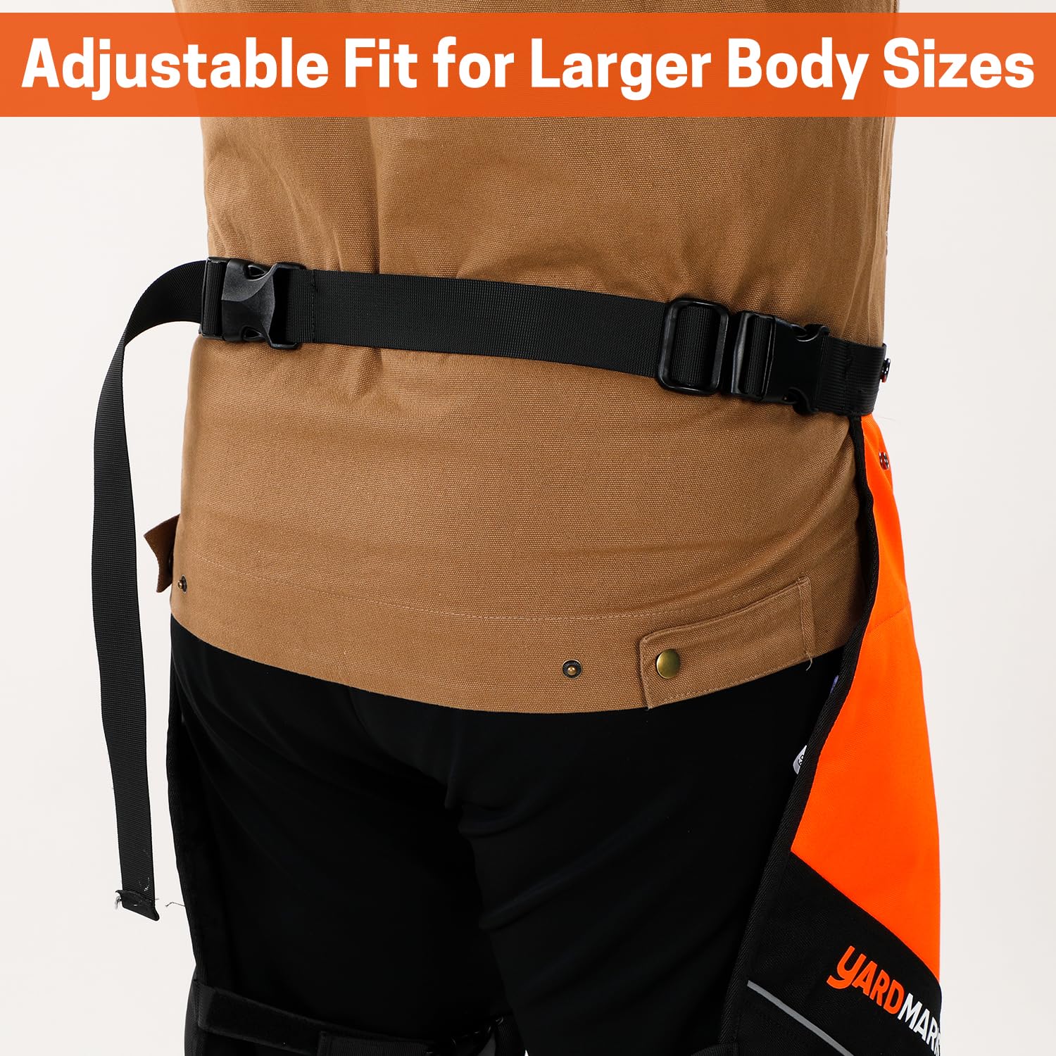 Snapklik.com : YARDMARIS Chainsaw Chaps Waist Extender Adjustable Belt ...