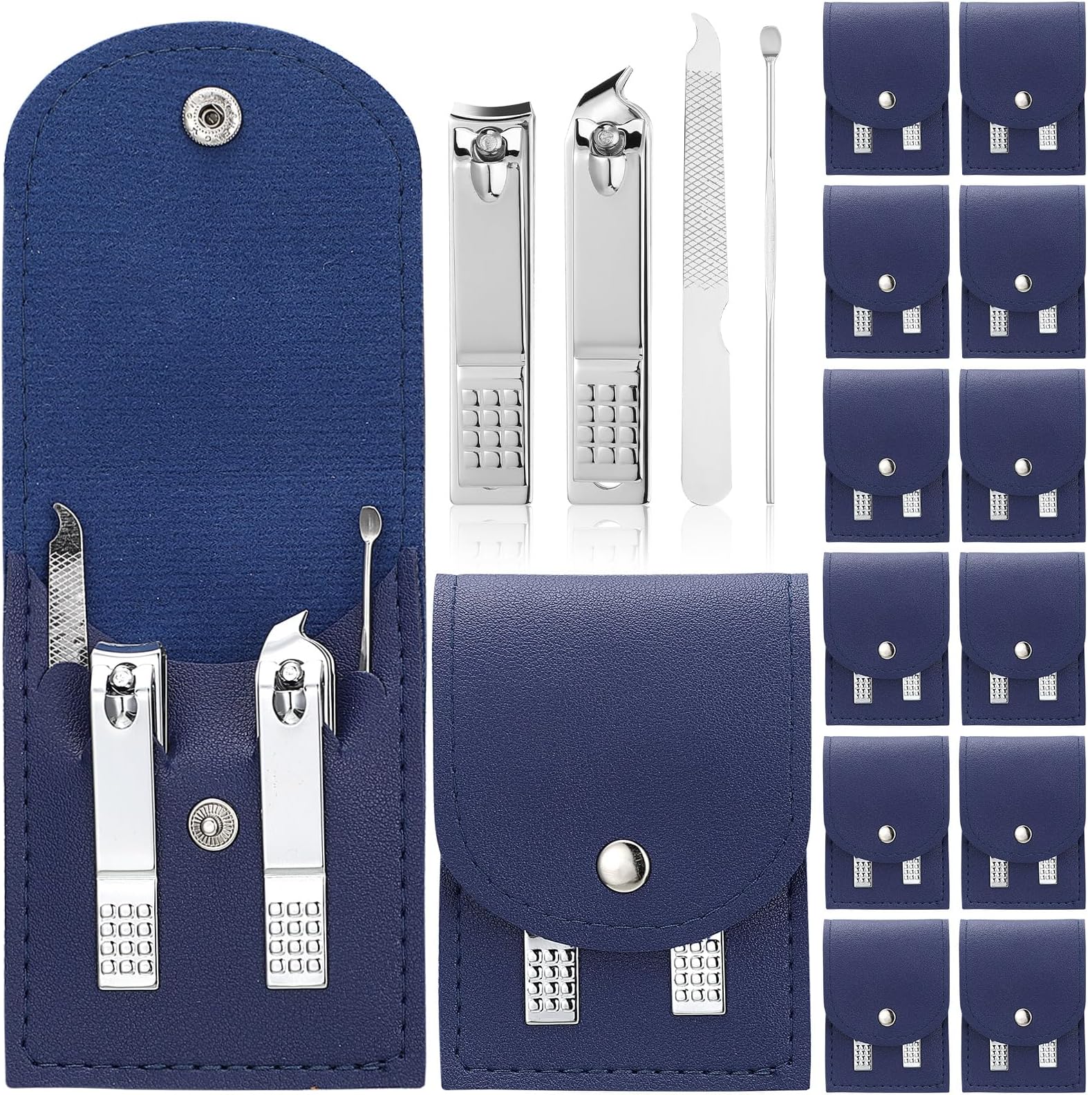 Amazon.com : Geosar 12 Sets Manicure Set Nail Clippers Pedicure Kit ...