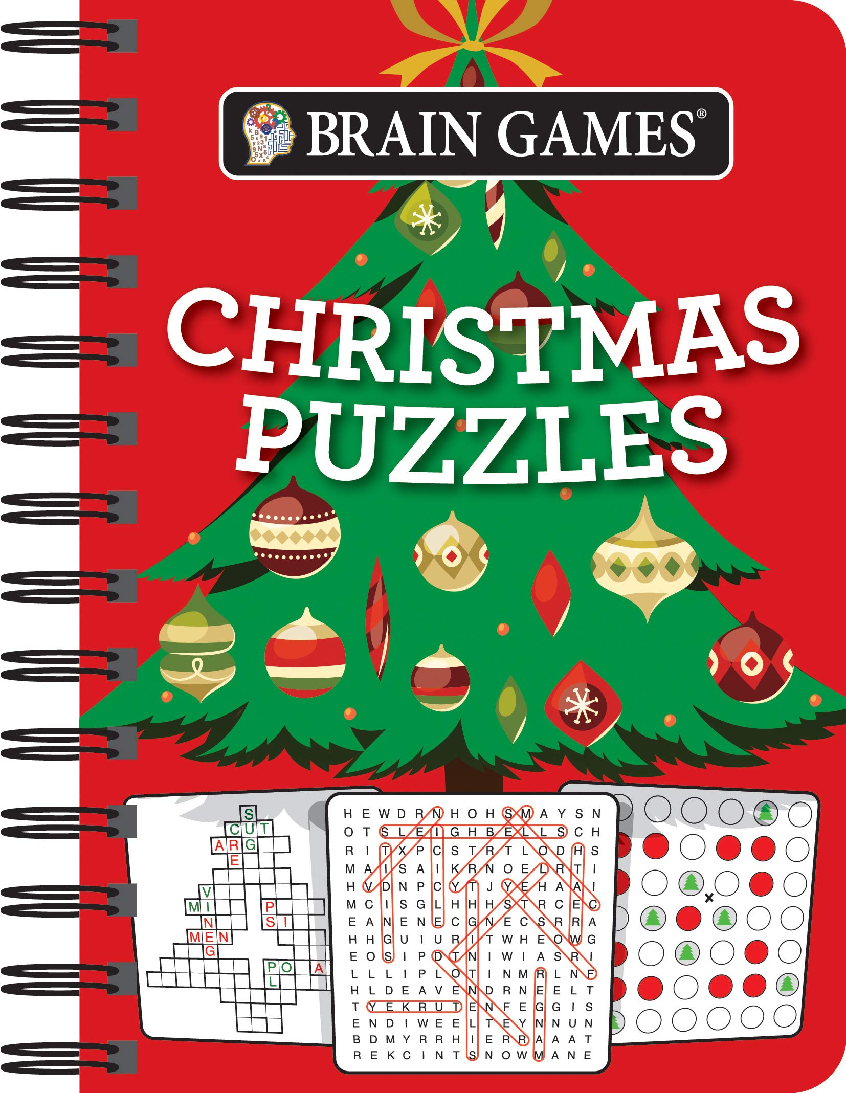 Amazon.com: Brain Games - To Go - Christmas Puzzles (Christmas Tree ...