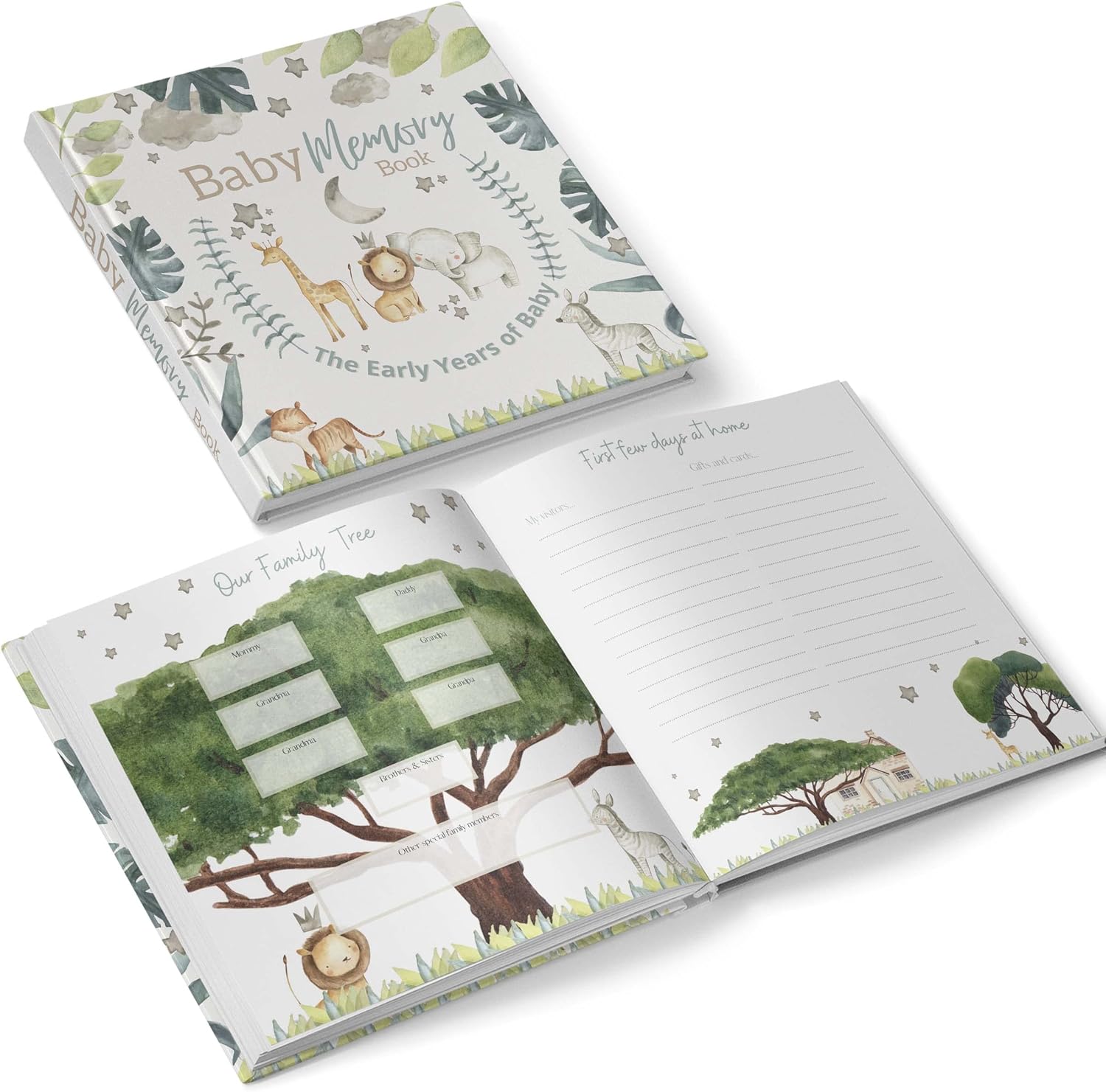 Baby Milestone Book - Memory Book - Baby Gift - First Year Milestone ...