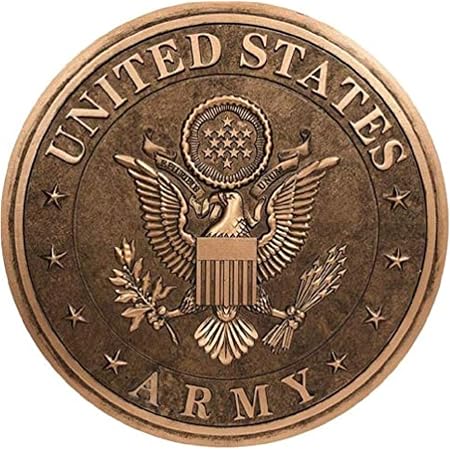 Amazon.com: Spoontiques - Garden Décor - U.S. Army Bronze Tone Stepping ...