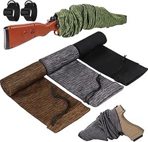 Amazon.com: Nolkoldol Silicone Treated Gun Sock: 4Pcs Knit Anti-Rust ...