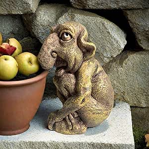 Amazon.com: CNDSE Troll Gargoyle Statue, Gothic Resin Statue Home ...