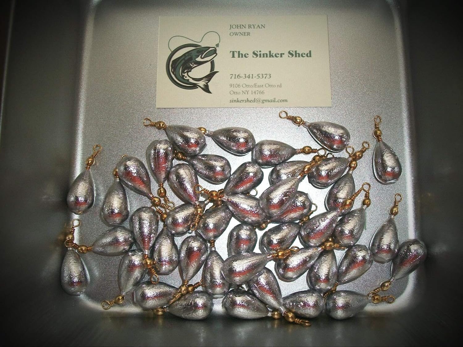 Amazon.com : 3/4 Oz Swivel Bell Bass Casting Sinkers - Quantity of 10 ...