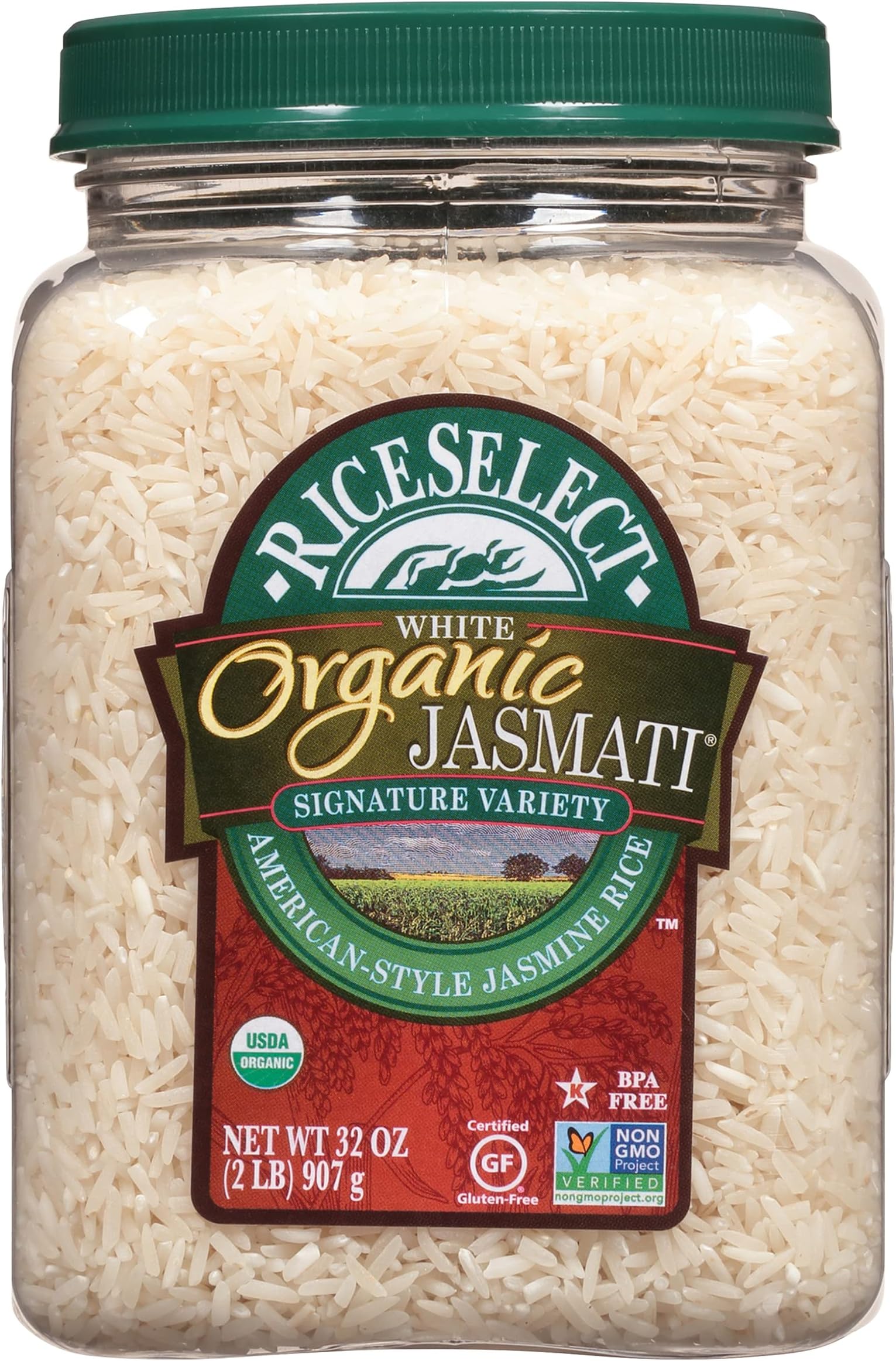 Amazon.com: RiceSelect Jasmati Organic Rice, Long-Grain Organic Jasmine ...