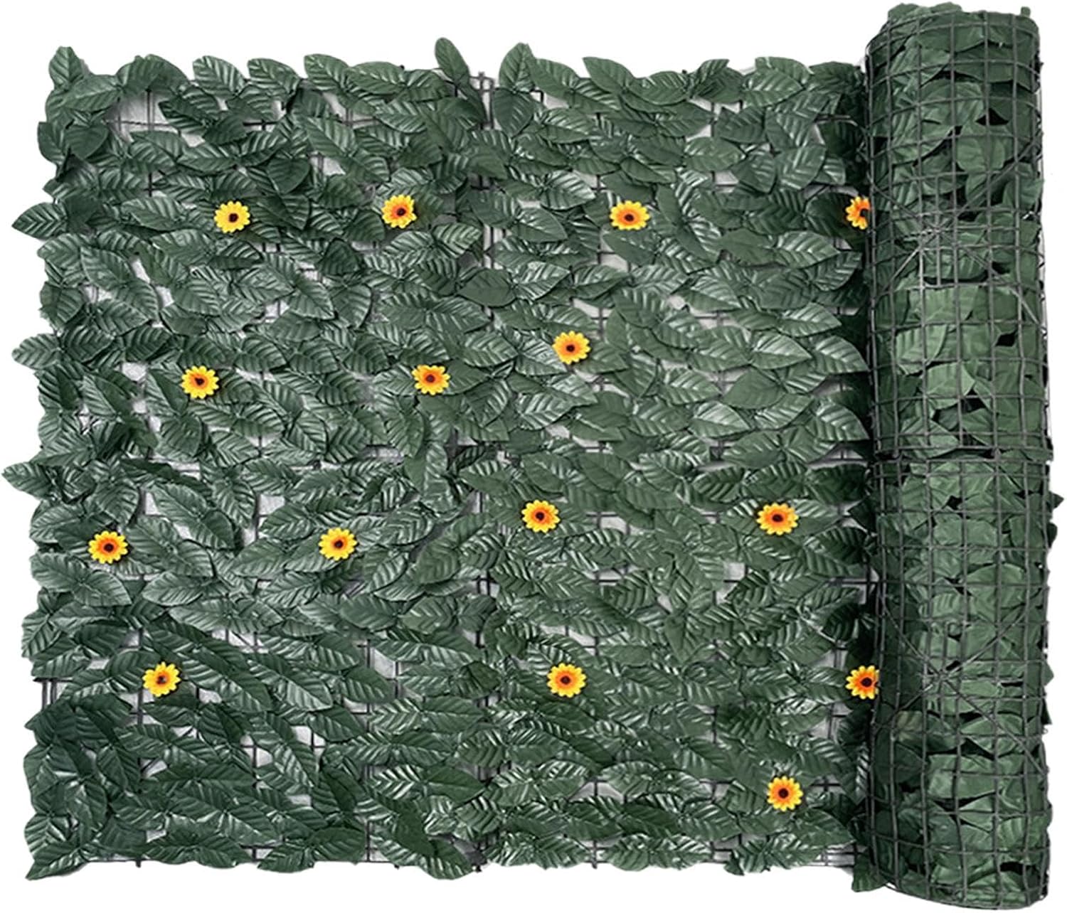 Artificial Ivy Privacy Fence Screen | Garden Privacy Hedge Screen ...