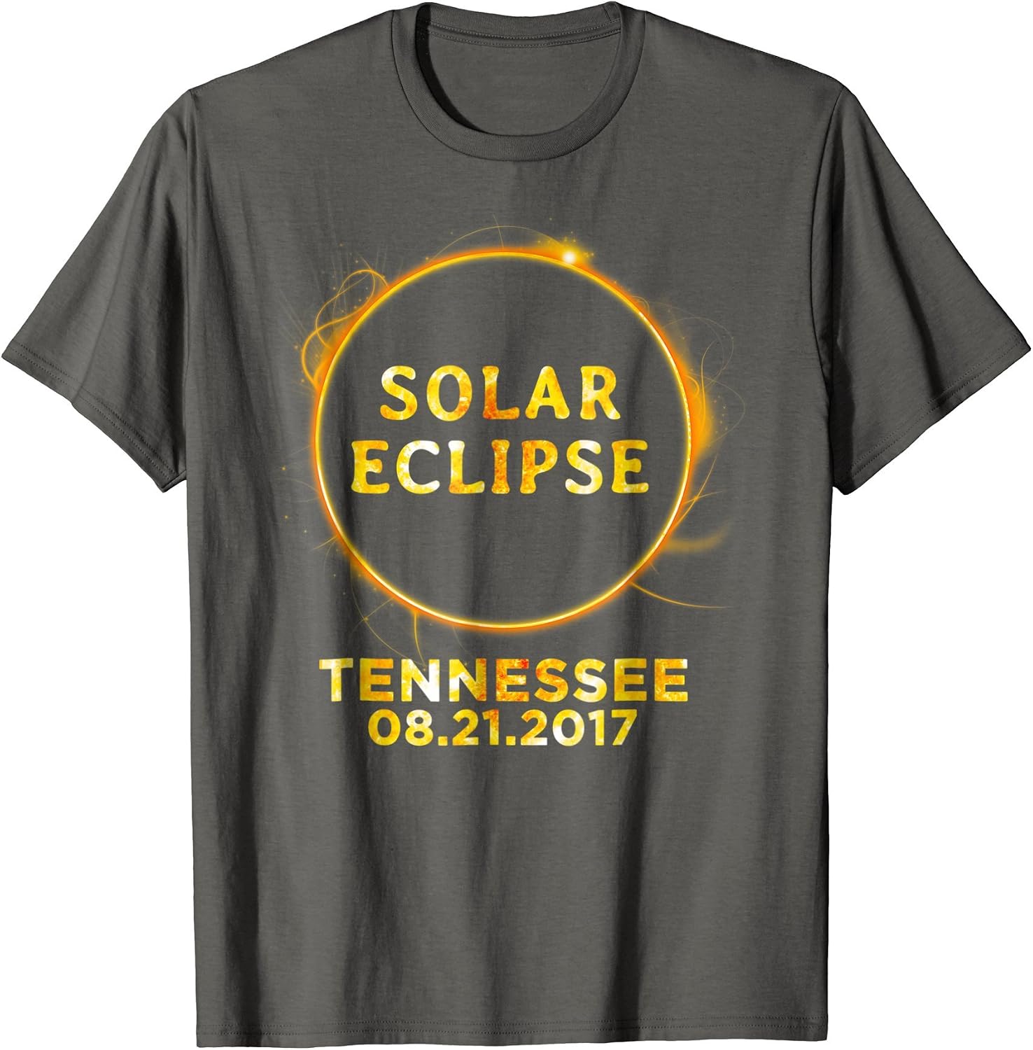 Amazon.com: Total Solar Eclipse 2017 T-Shirts Tennessee Astronomy ...