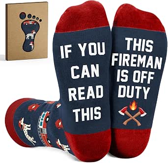 Amazon.com: VICRAZY Firefighter Gifts for Men - Premium Firefighter ...