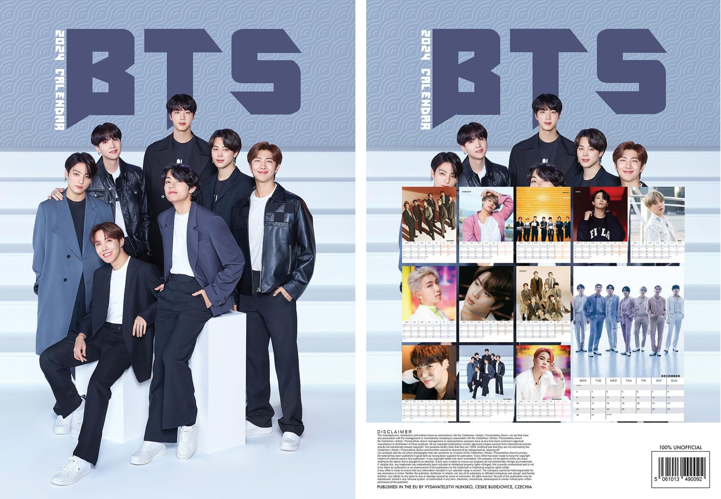 BTS Kalender 2024 - Bangtan Boys : Amazon.de: Bürobedarf & Schreibwaren