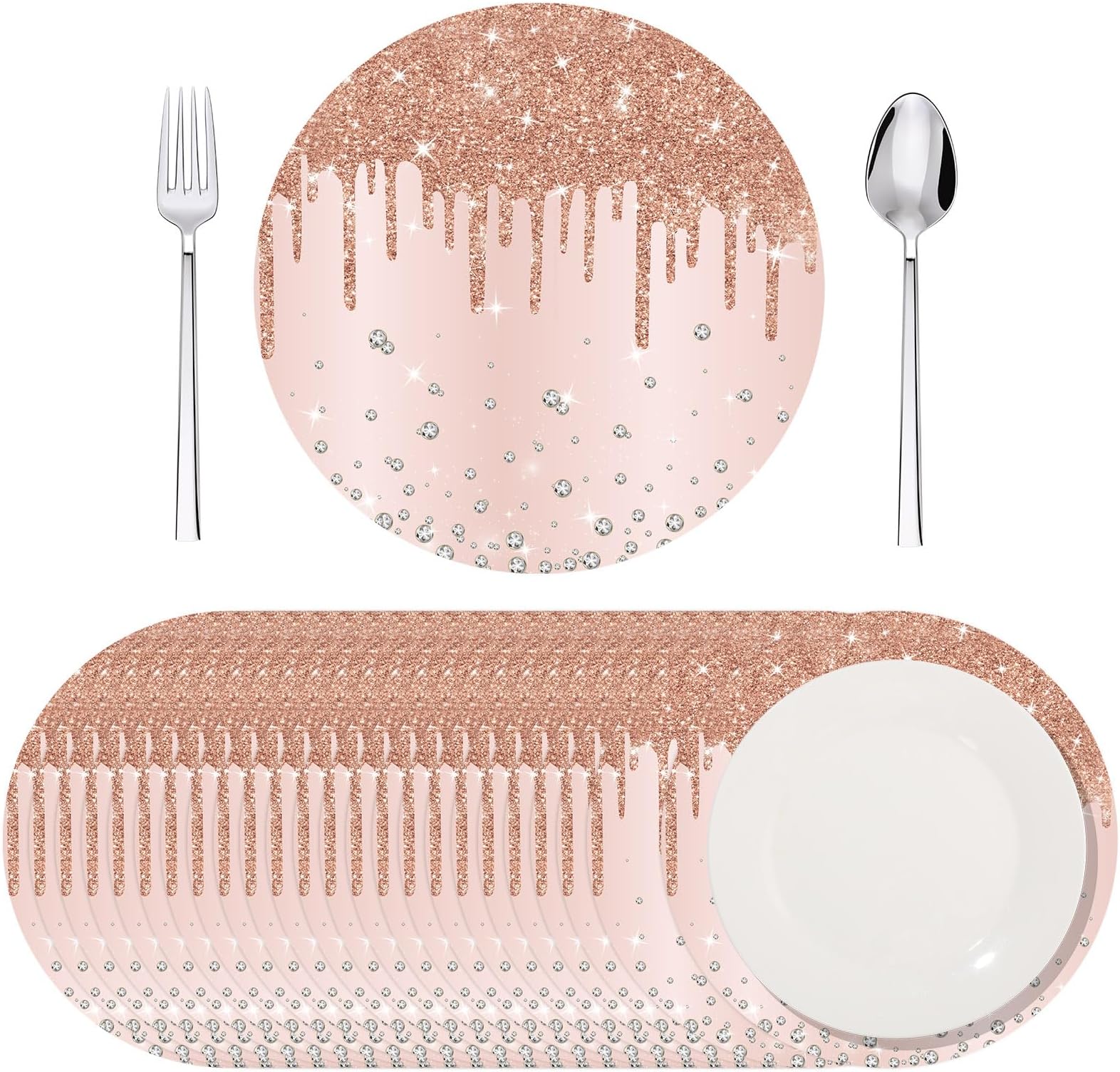 Amazon.com: 50 Pcs Sage Green Paper Place Mats Disposable Round Table ...